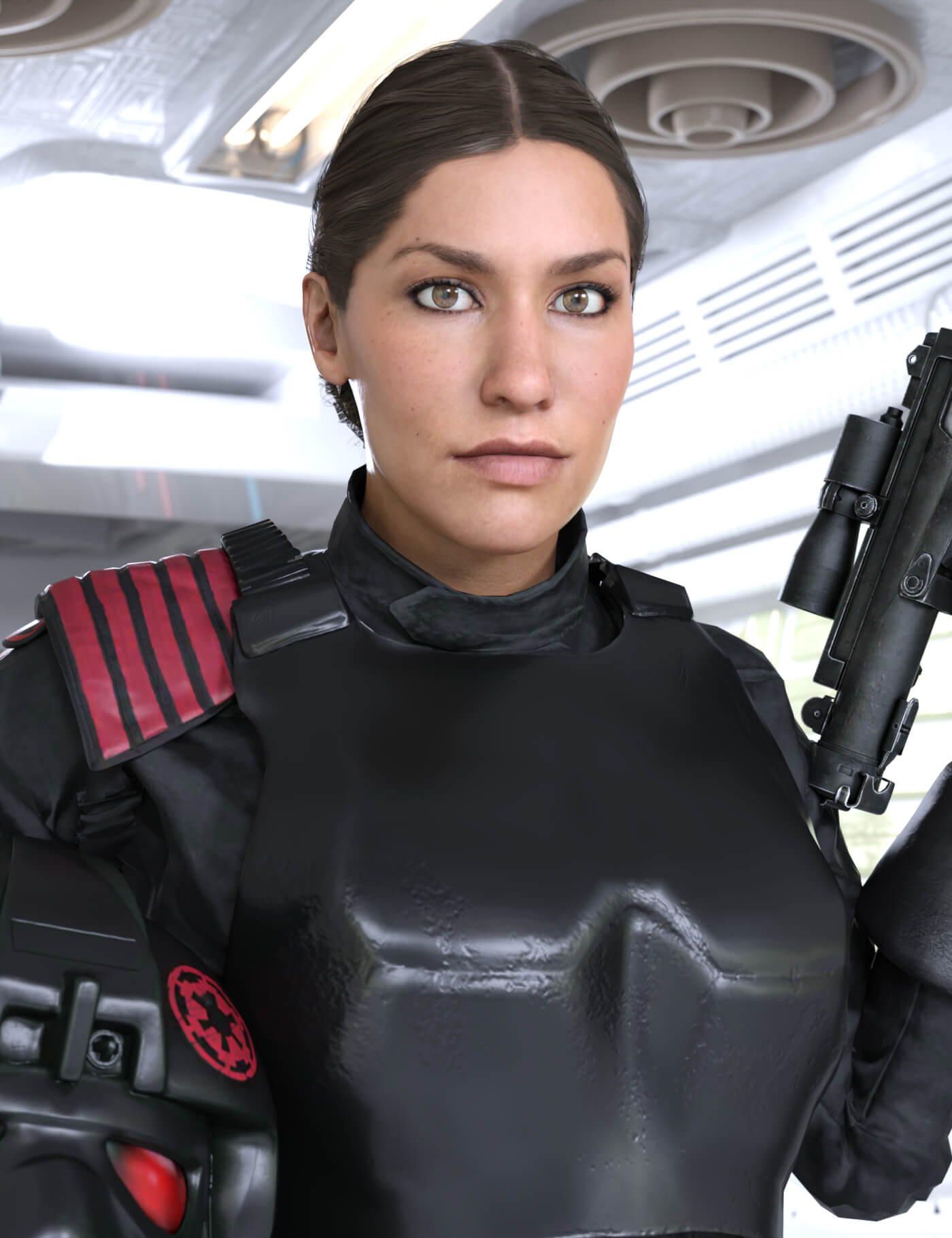 Iden Versio for Genesis 8 Female + Weapon & Seeker Droid - Daz Content ...