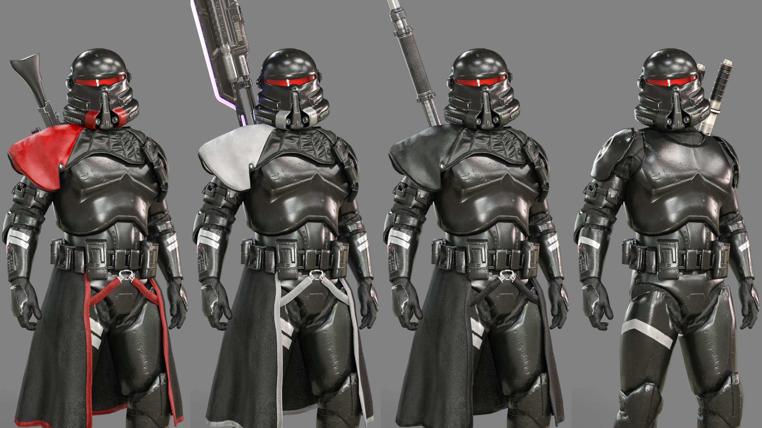 Purge Troopers for G8M + Weapons & Poses - Daz Content by WildGold