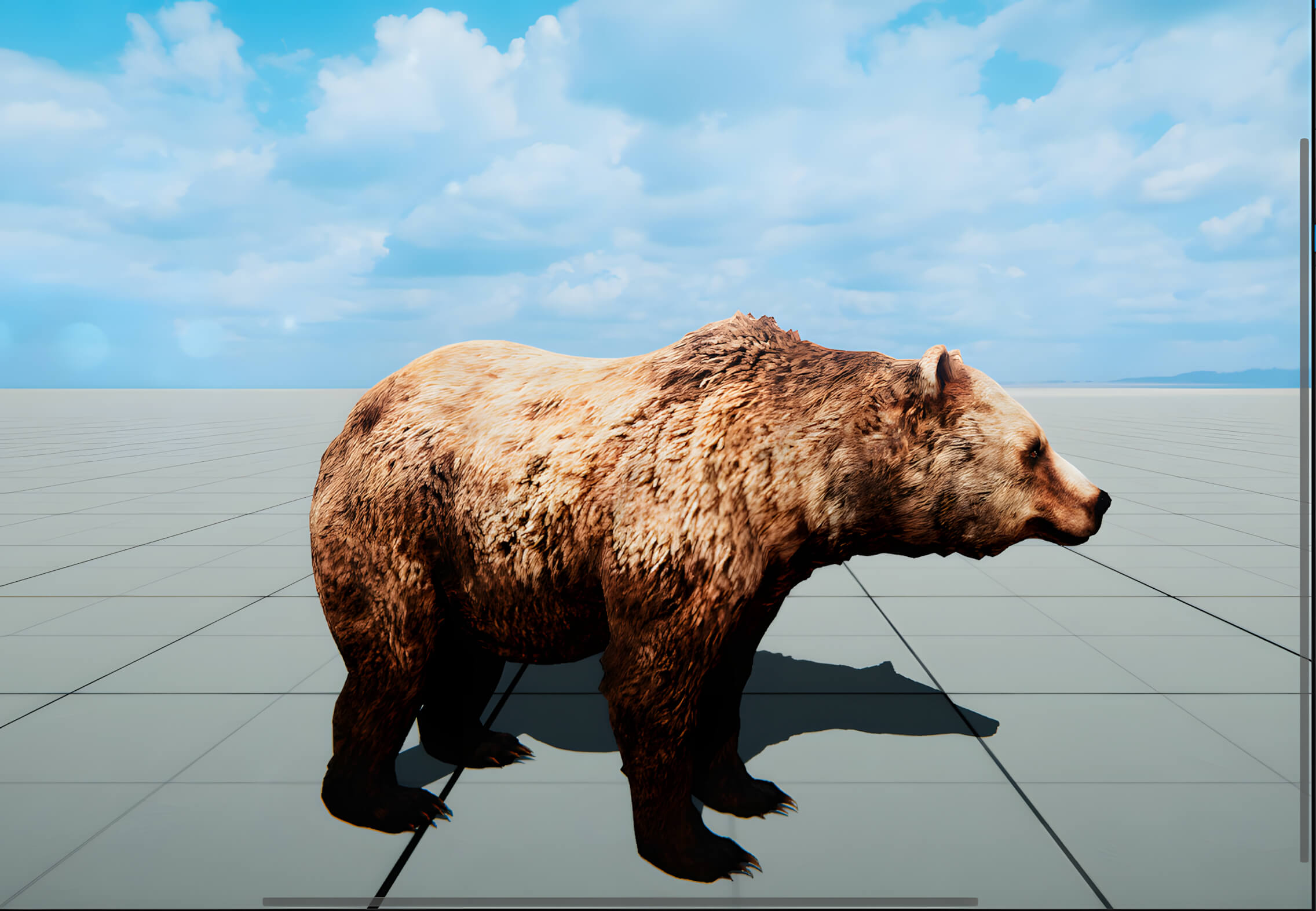 Realistic Animated Bear 3D Model by WildMesh 3D