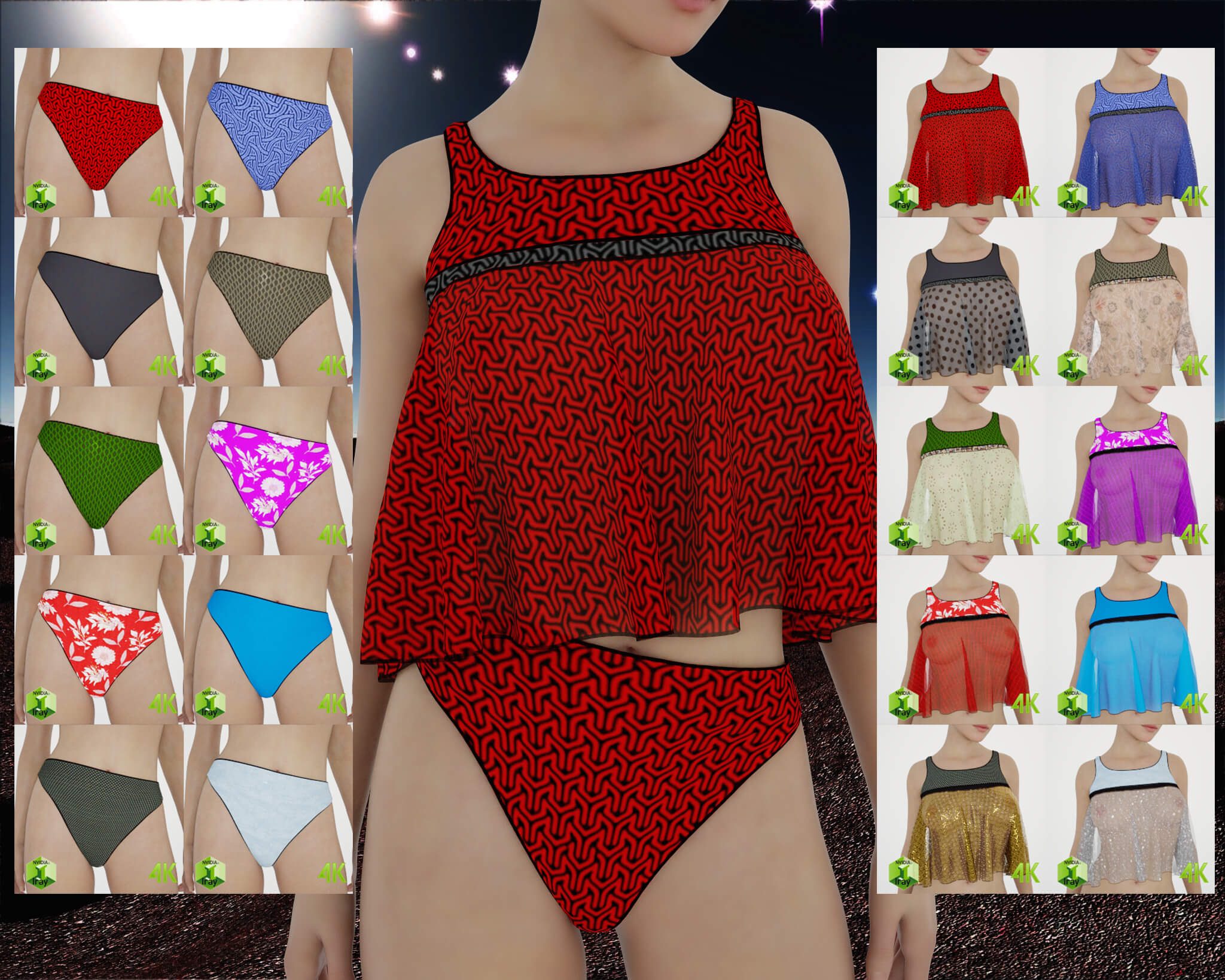 Eloise Lingerie for G8F - Daz Content by wildthing