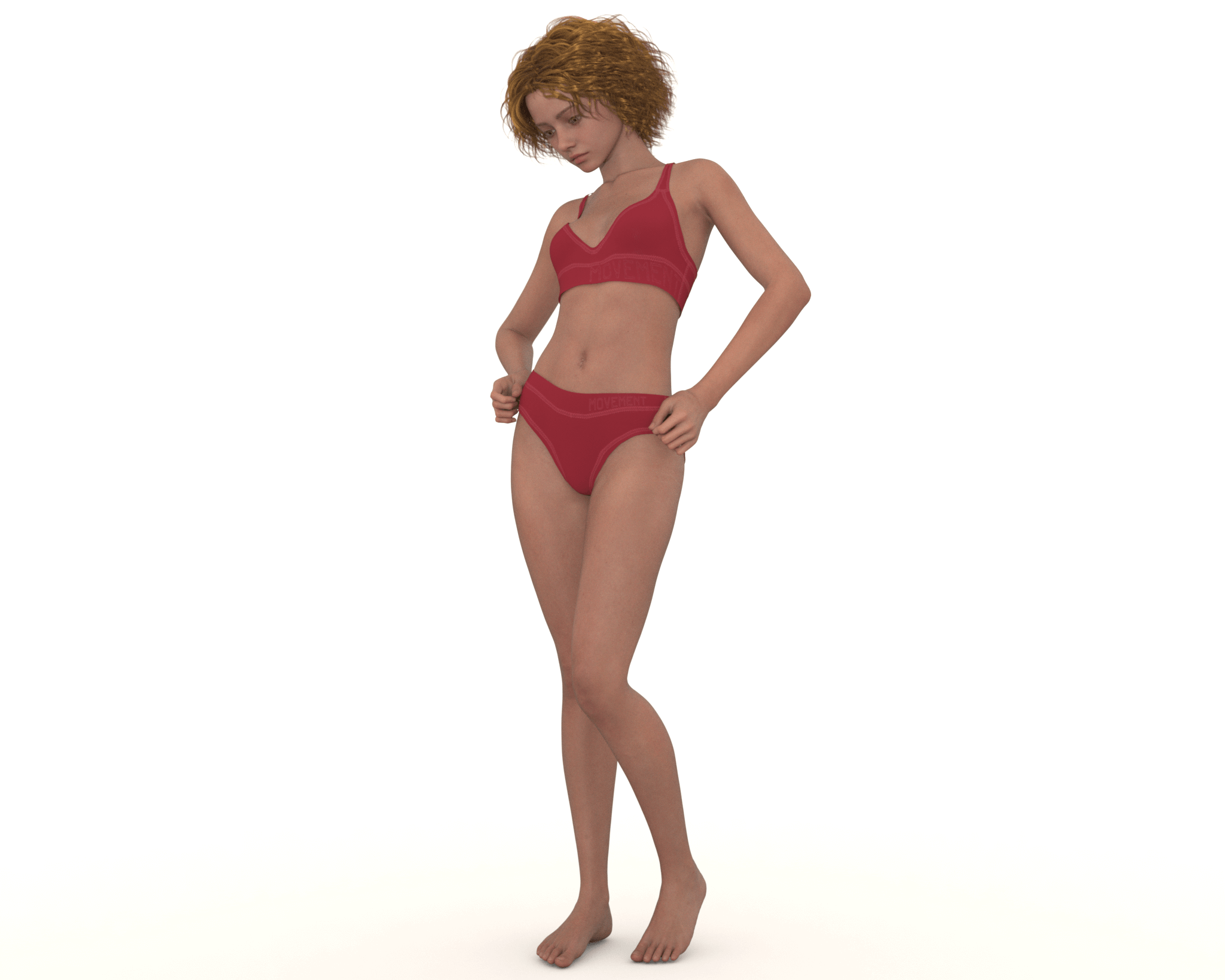 Paulette 9 Character Morph 3D Render, Digital Art by wildthing