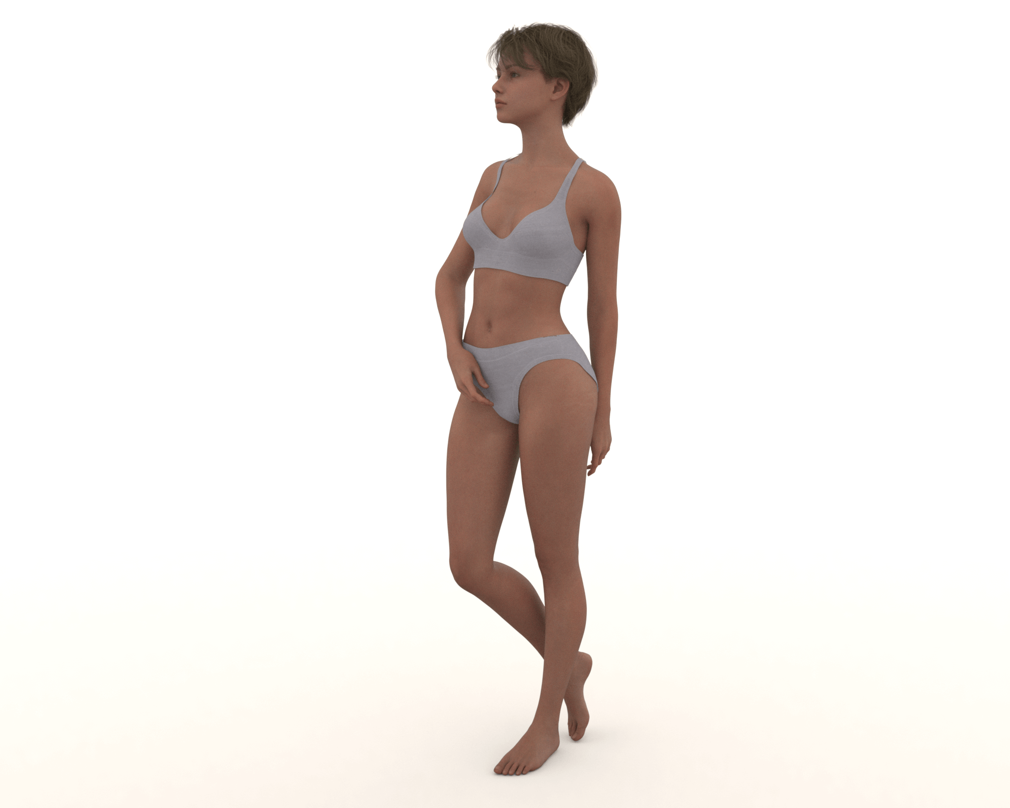 Xiomara 9 Character Morph 3D Render, Digital Art by wildthing