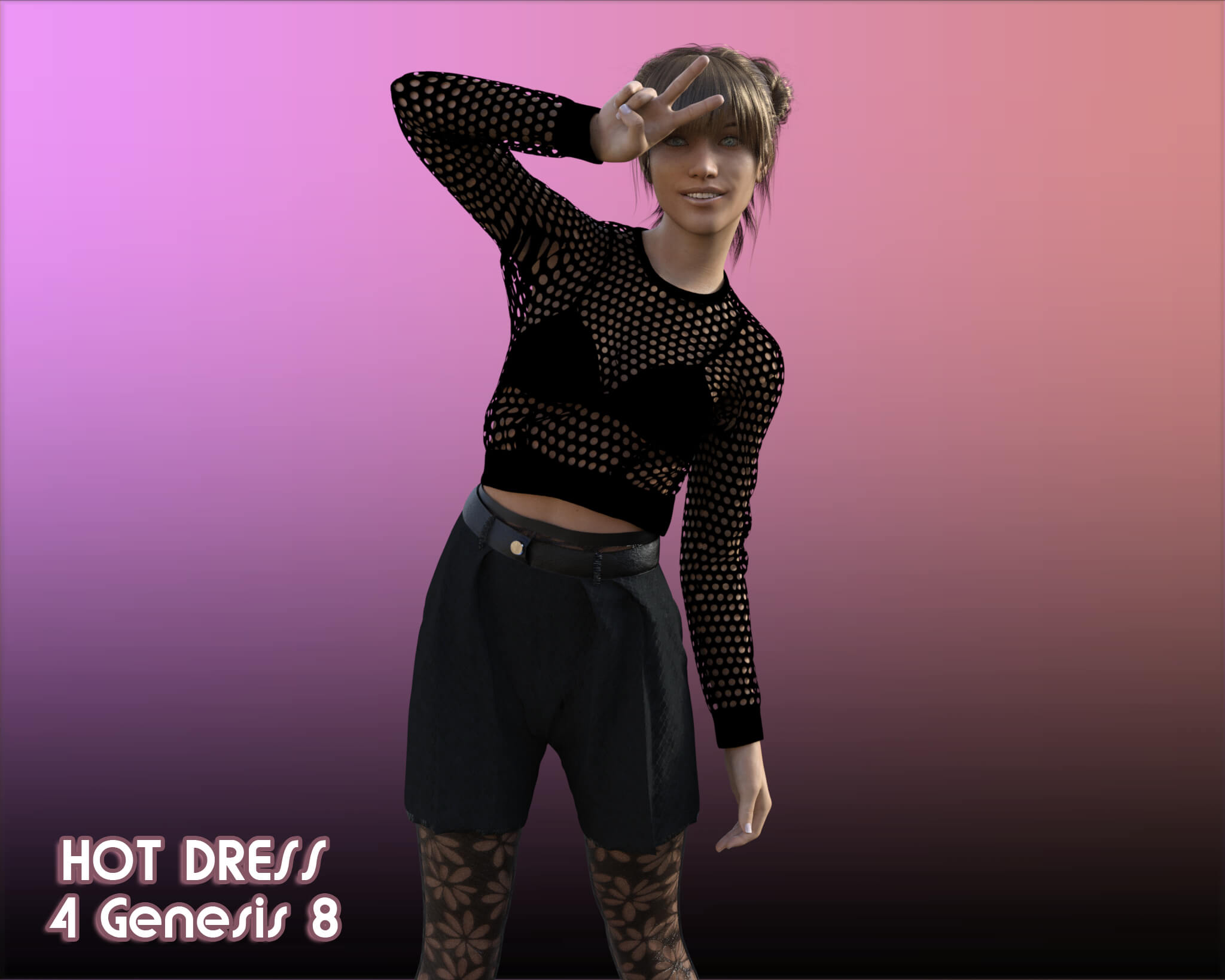 Hot Dress for G8F - Daz Content by wildthing