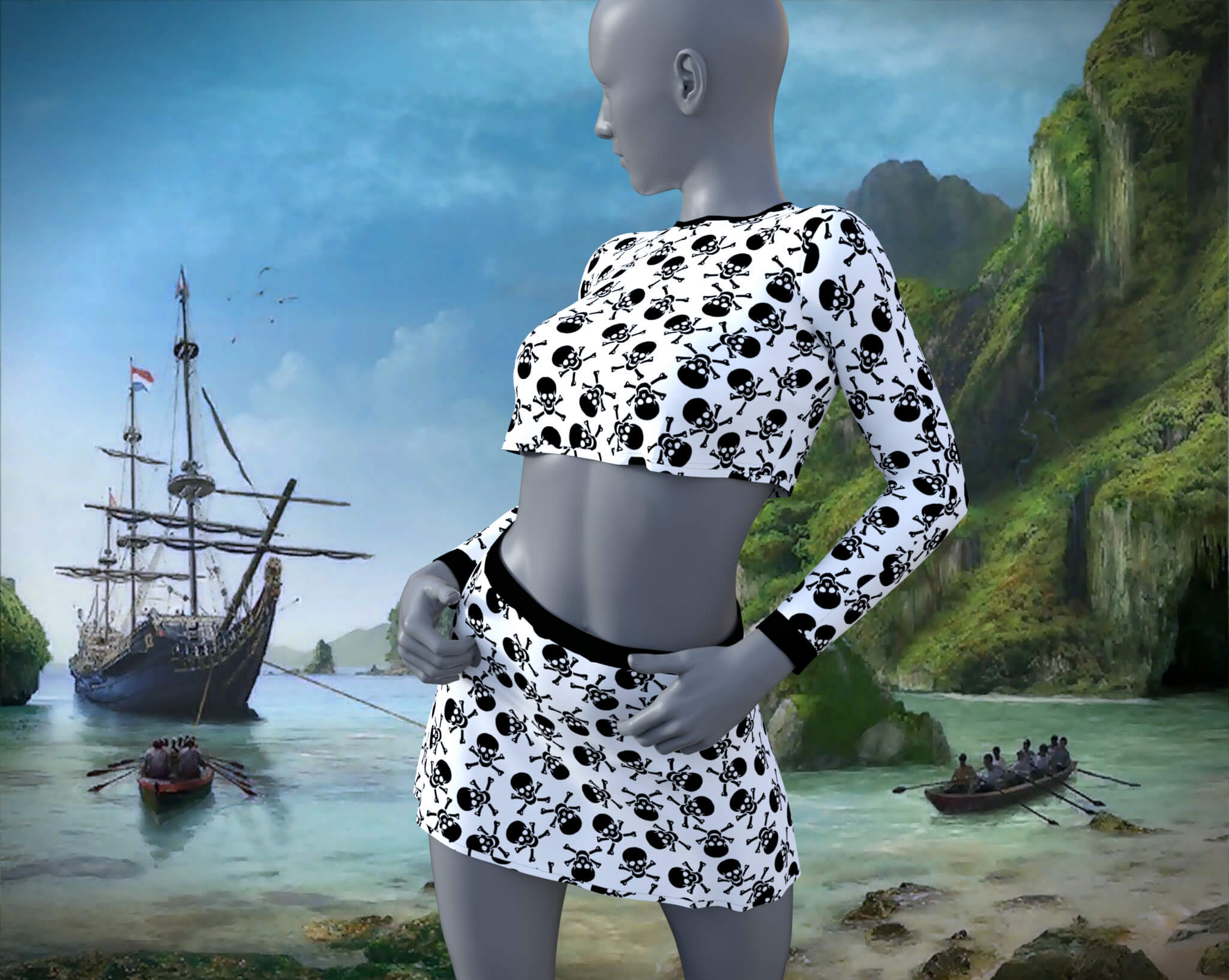 Pirate Outfit G8F - Daz Content by wildthing