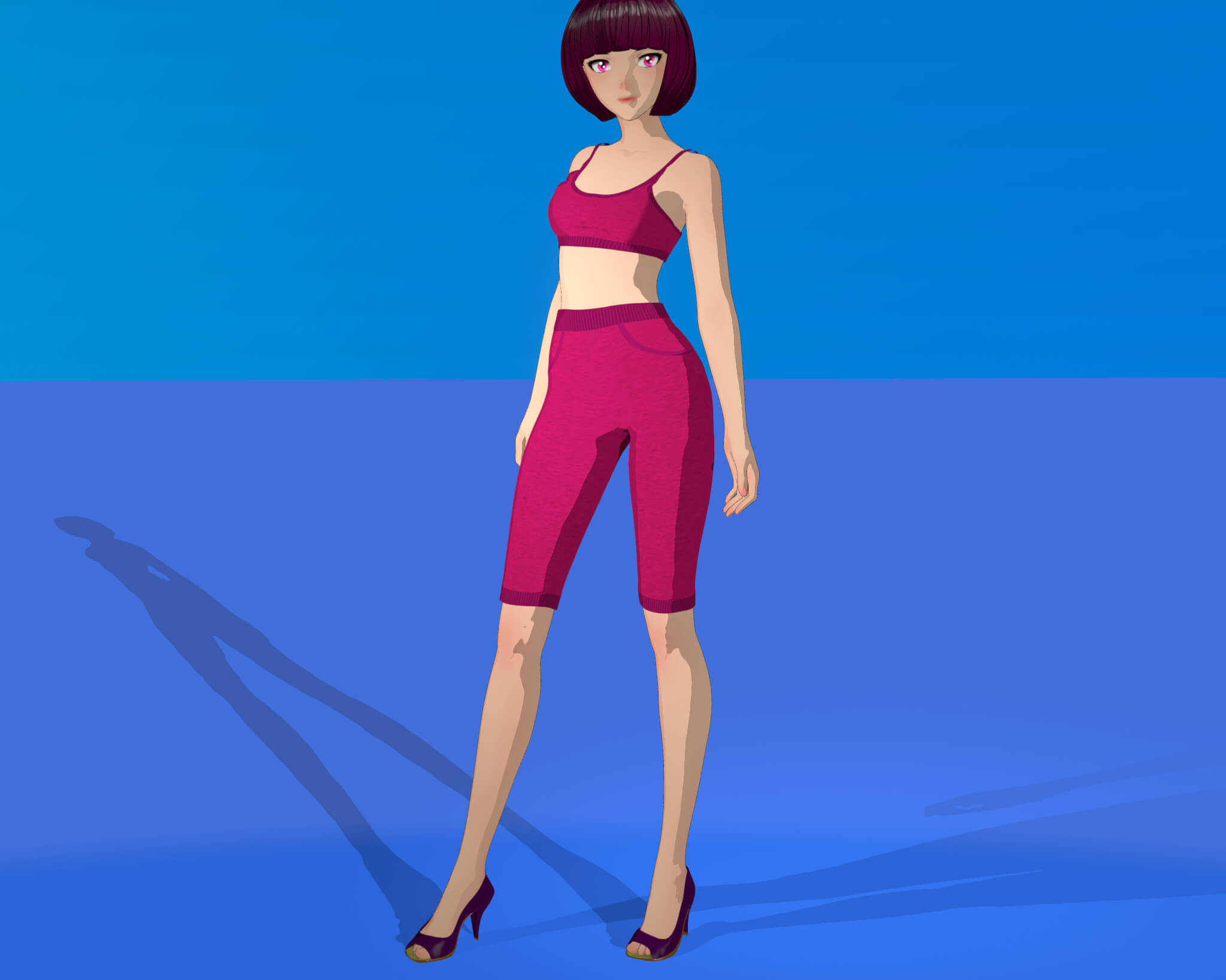 WT Casual Dress for G9F Anime - Daz Content by wildthing