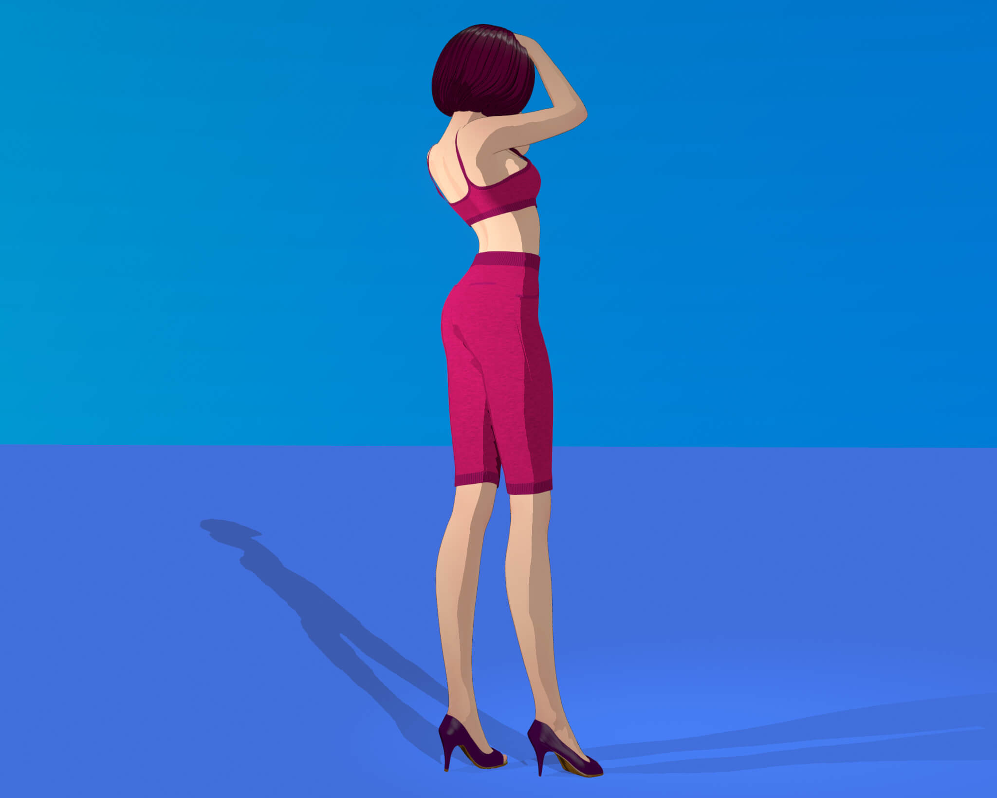 WT Casual Dress for G9F Anime - Daz Content by wildthing