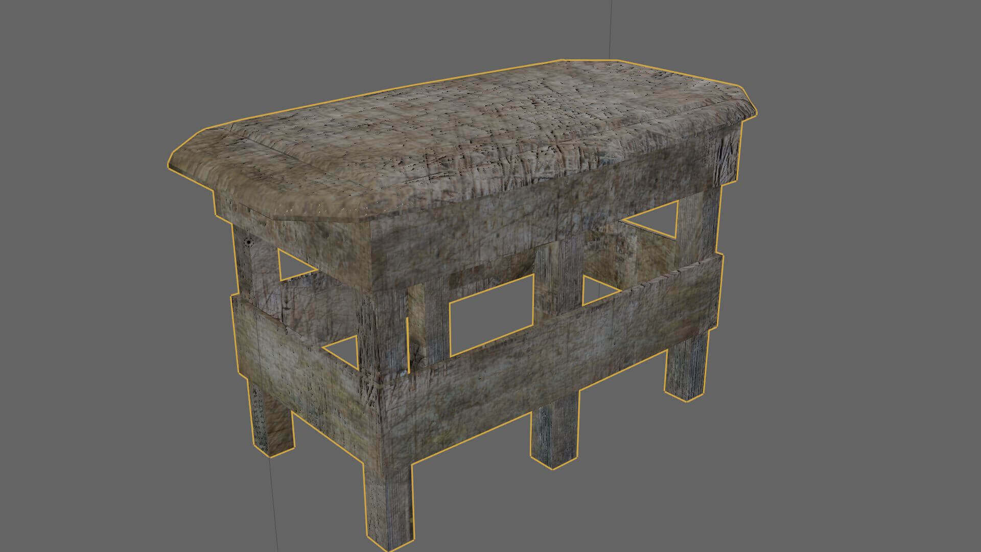 Old Table - 3D Model by Willard