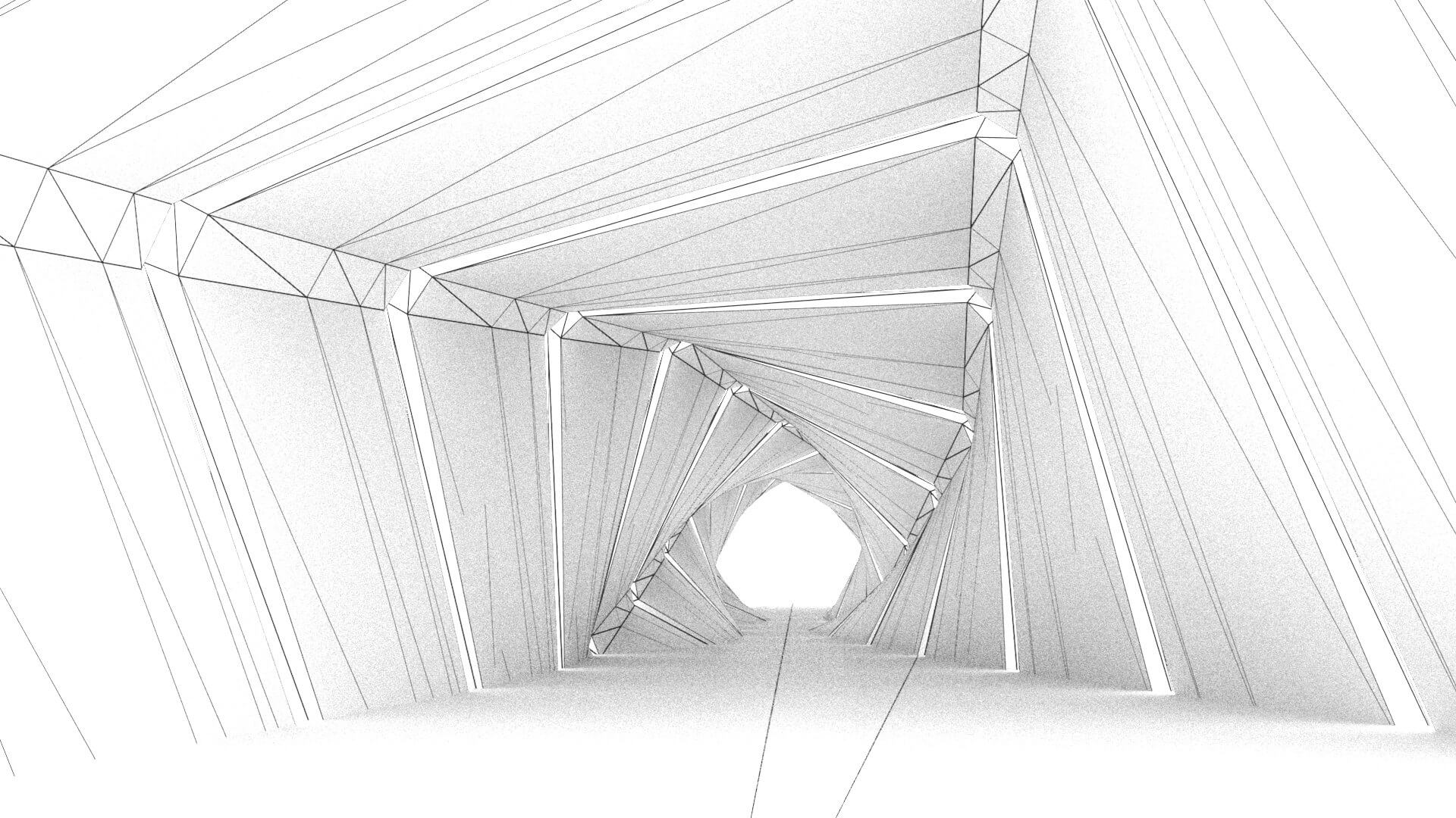 Square Tunnel Rotation Low Poly - Free 3D Model by WilliamJ