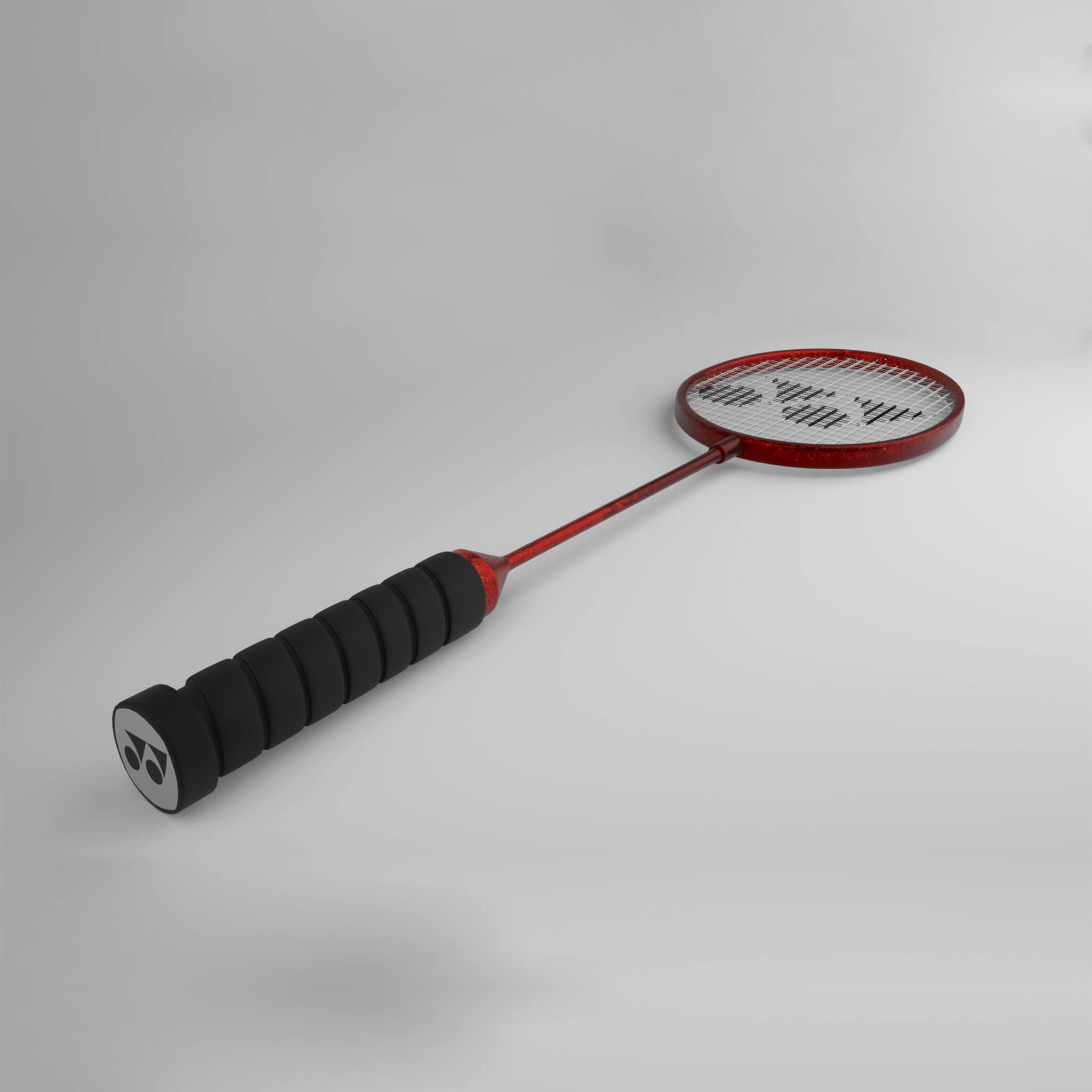 Badminton Racket - 3D Model by winay997