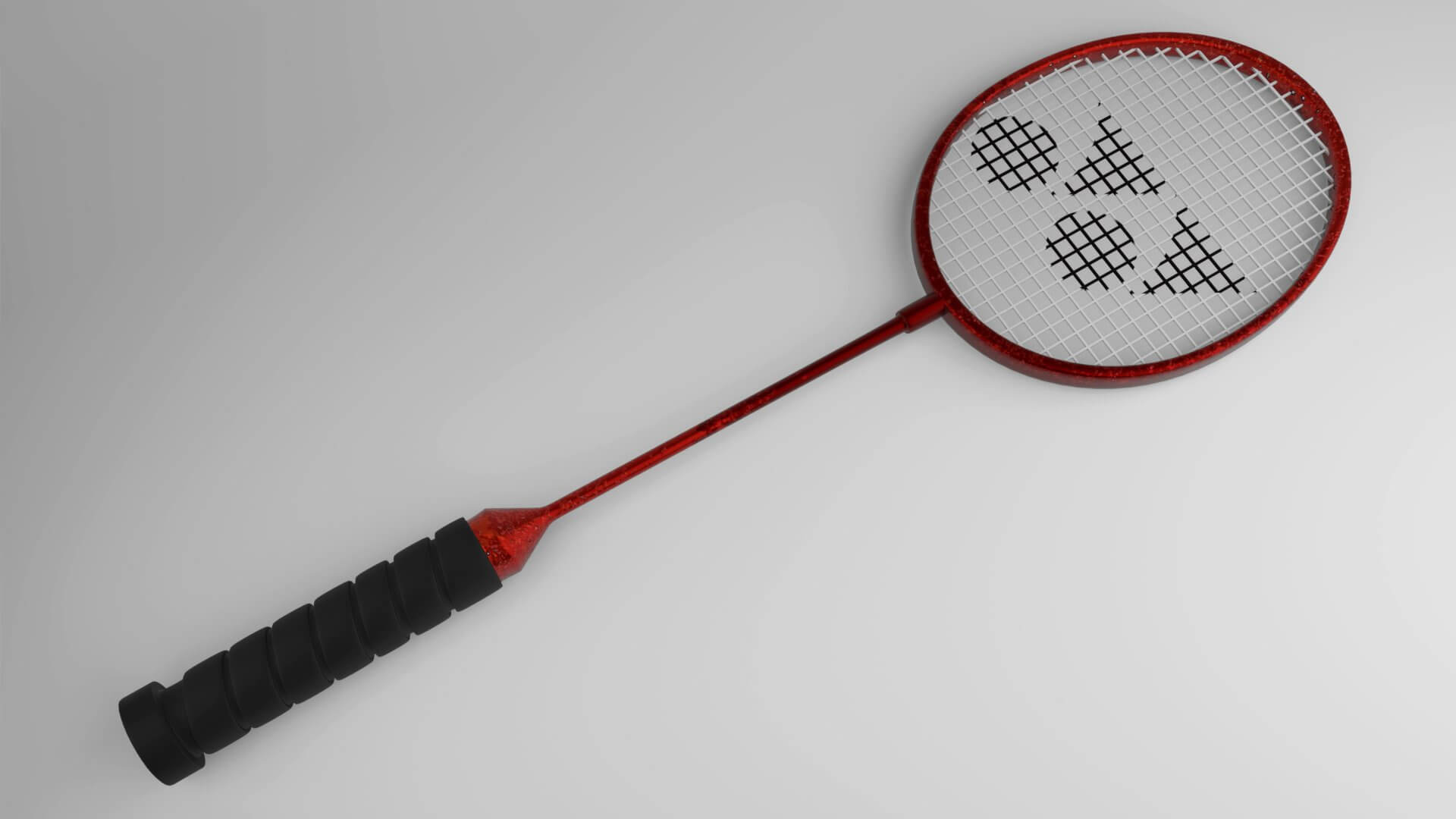 Badminton Racket - 3D Model by winay997