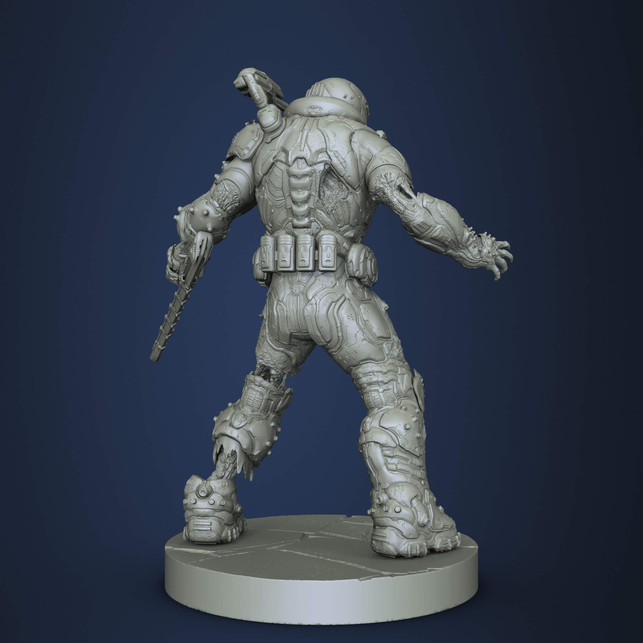 Doomslayer Zombie - 3D Model by WiNDoZ