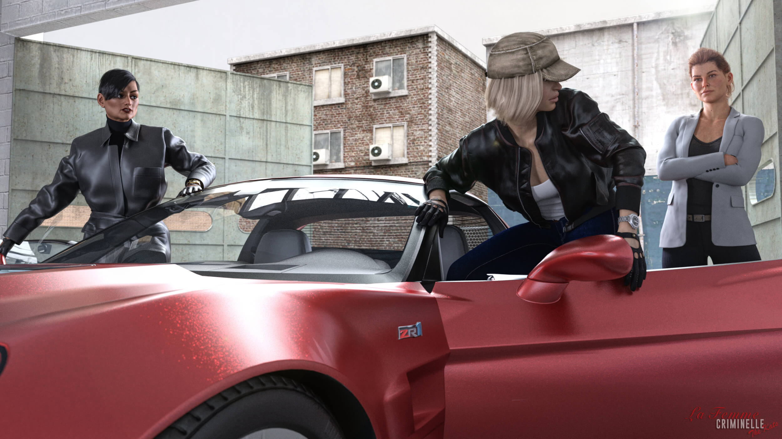 An Awkward Surprise 3D Render, Digital Art by Wintoons