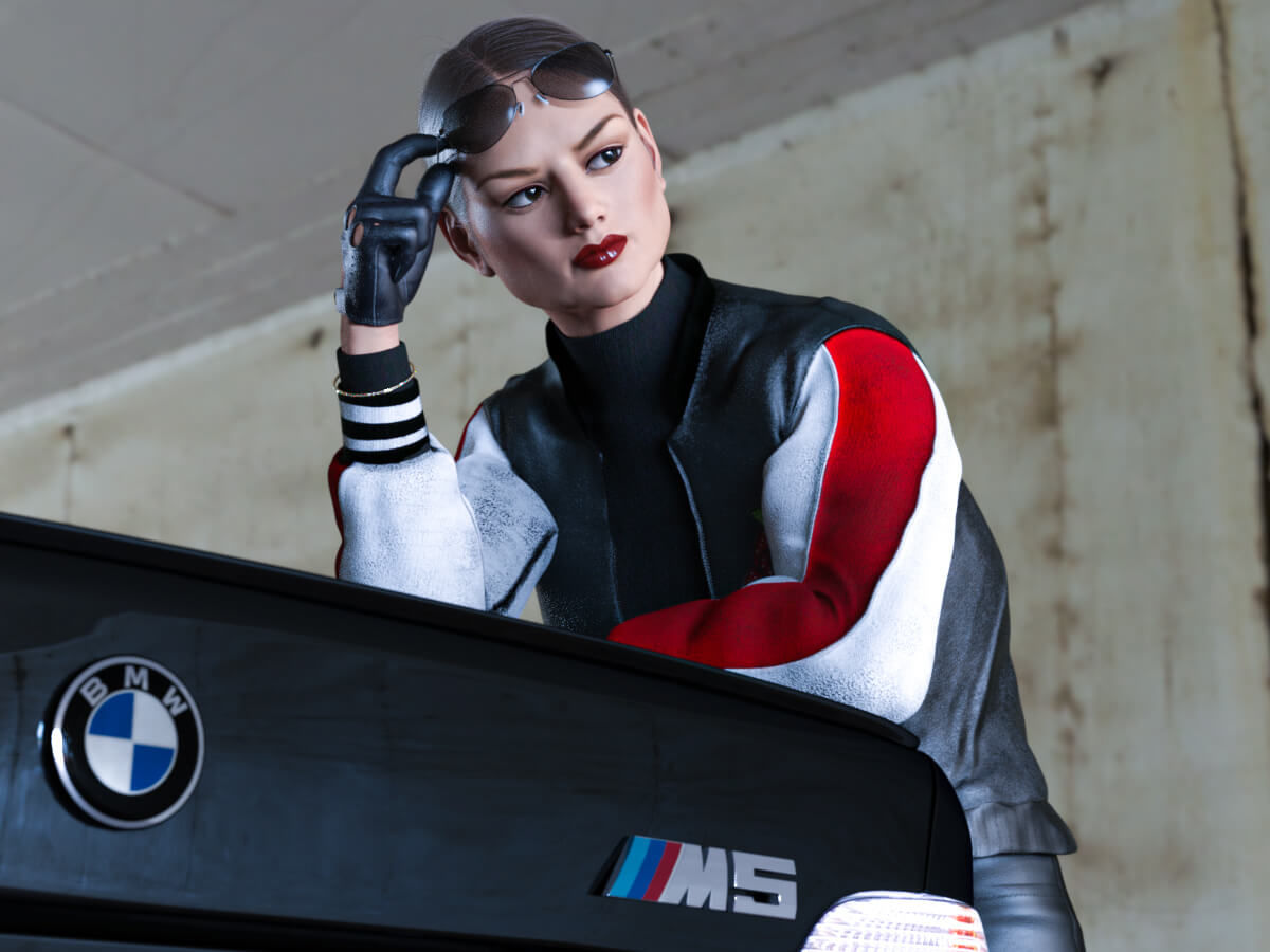 The Kats - Her Love of M5s 3D Render, Digital Art by Wintoons