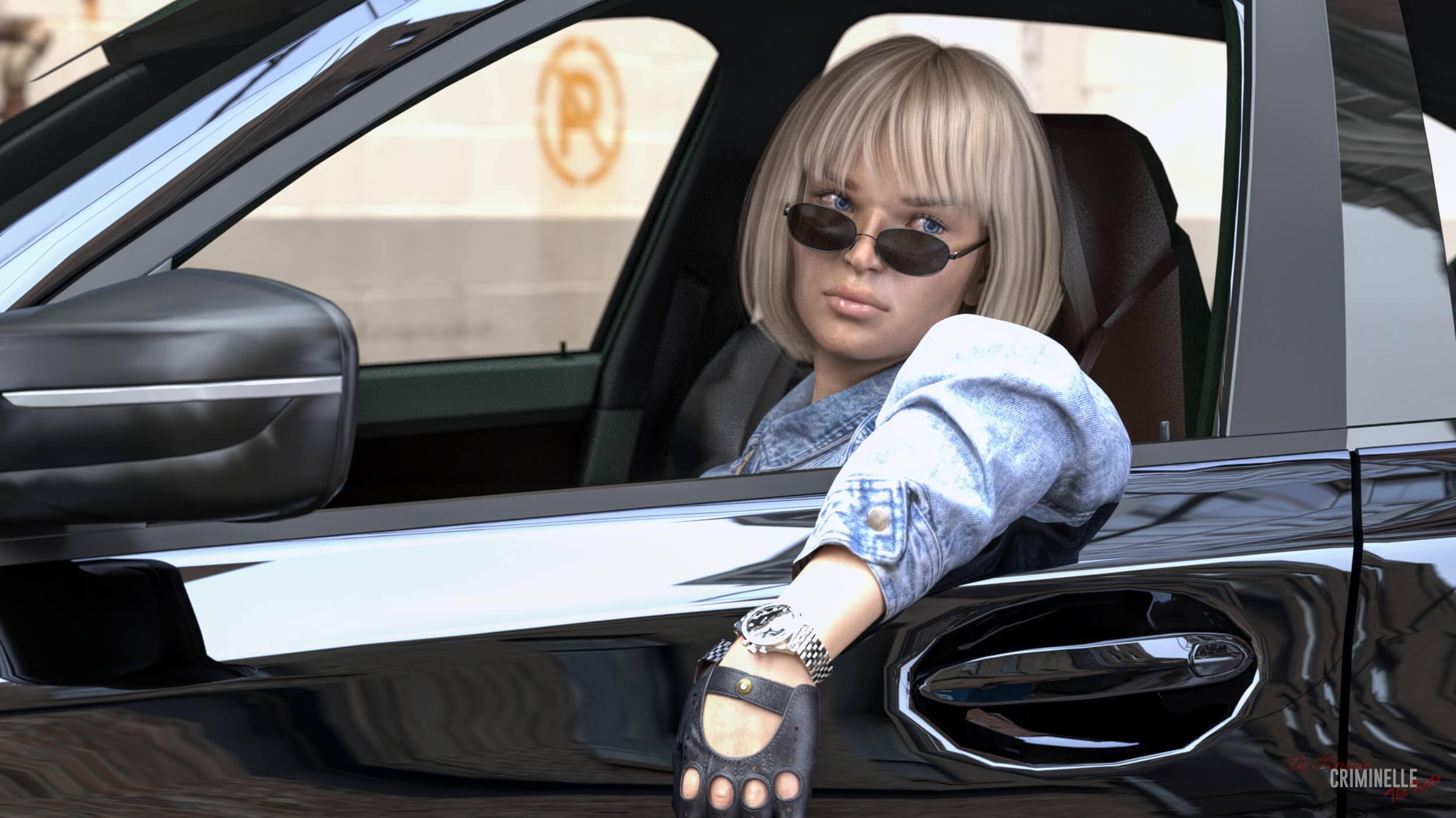 Venice the Getaway Driver 3D Render, Digital Art by Wintoons