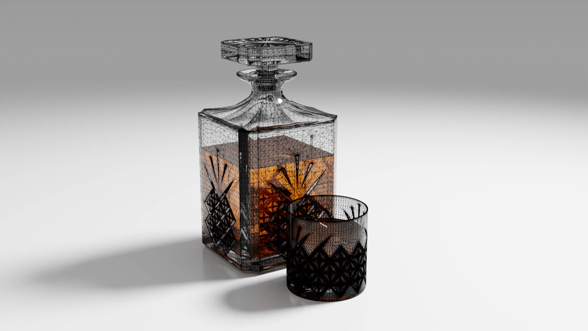 Whiskey Decanter - 3D Model by Witalk73