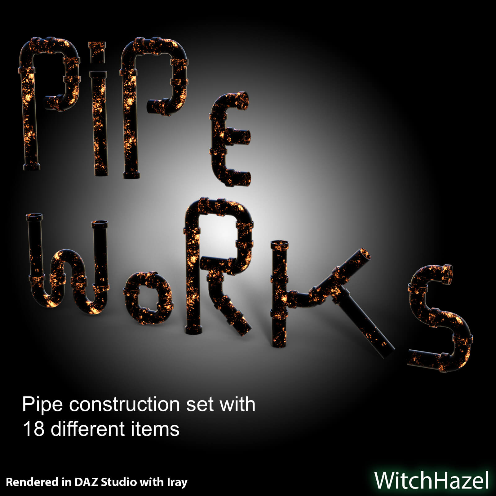 Pipeworks Set 1 - Daz Content by WitchHazel