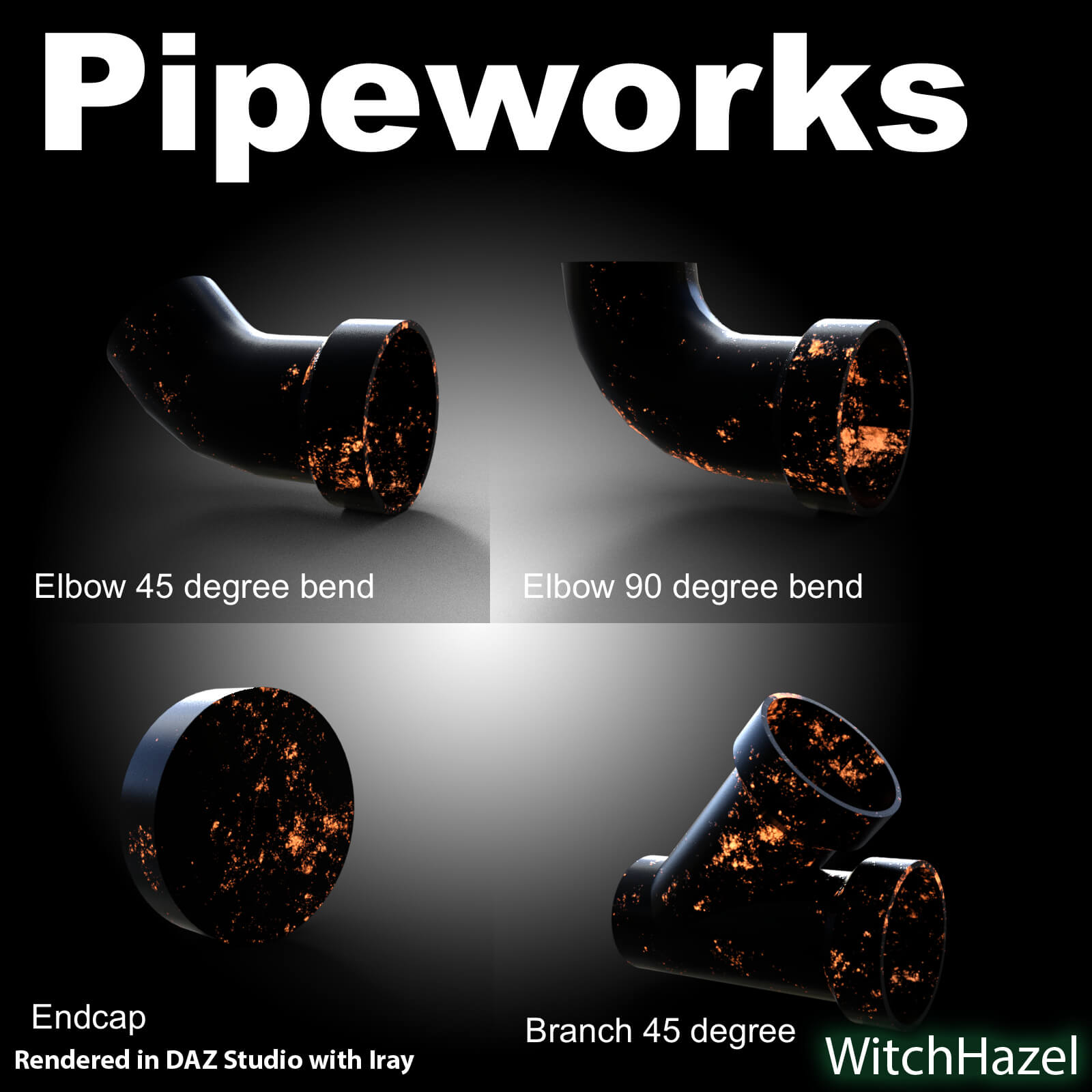 Pipeworks Set 1 - Daz Content by WitchHazel