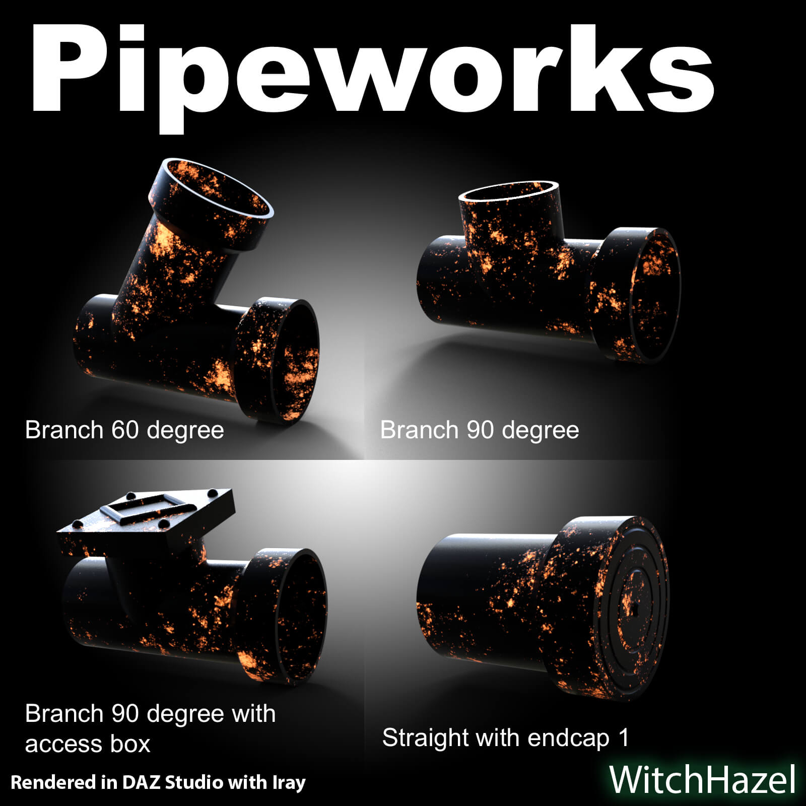 Pipeworks Set 1 - Daz Content by WitchHazel