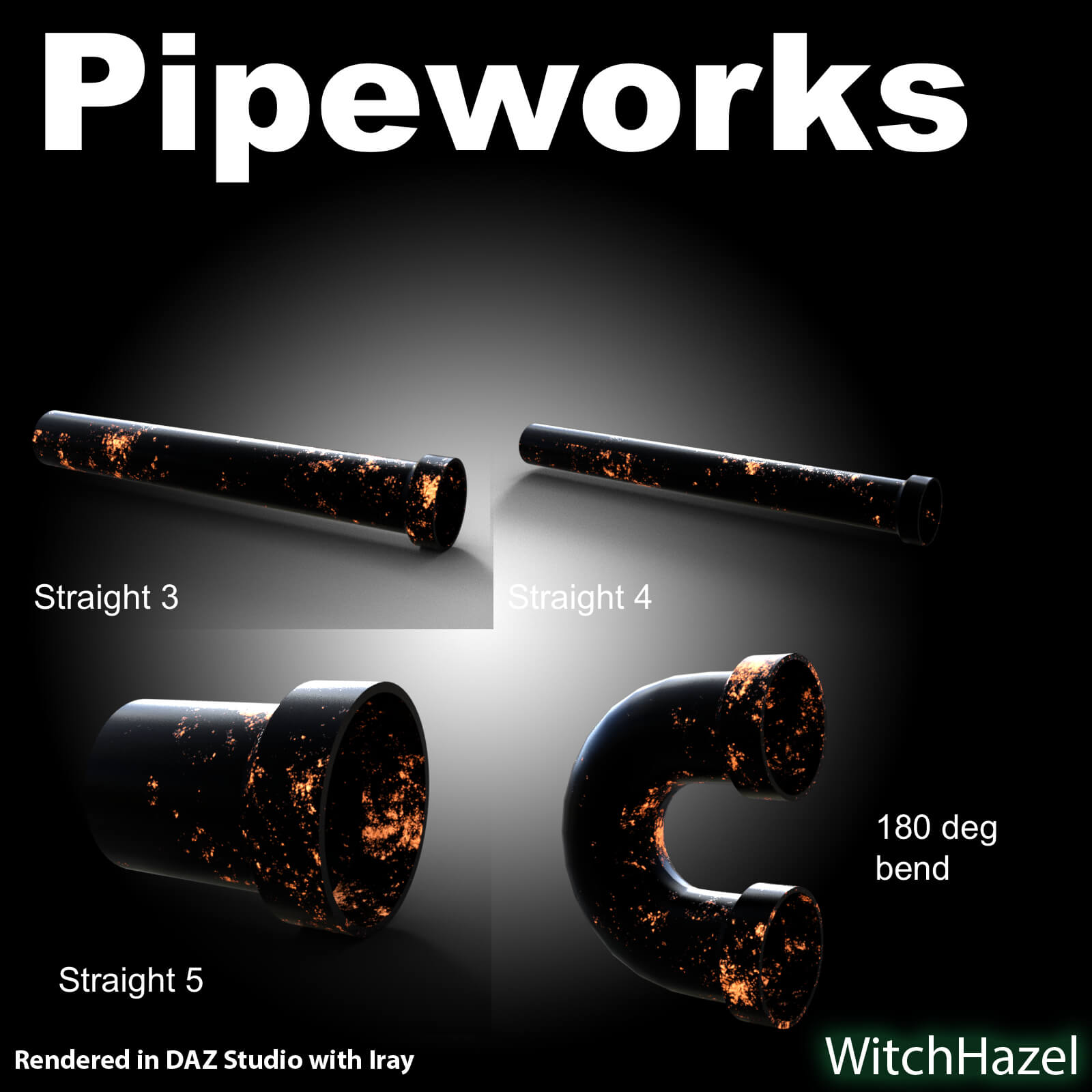 Pipeworks Set 1 - Daz Content by WitchHazel