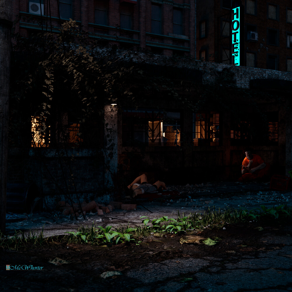 Last Stop 3D Render, Digital Art by wmcwhorter