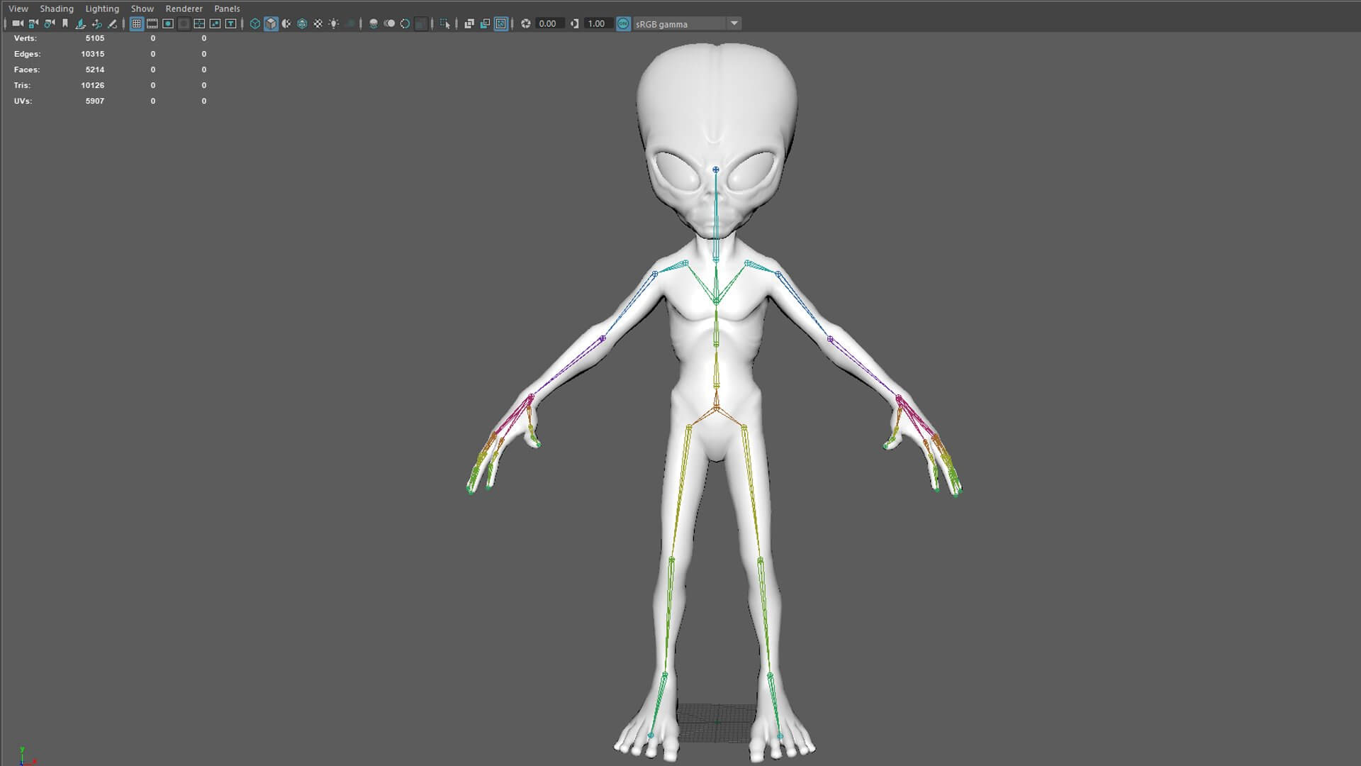 Alien Gray - 3D Model by Wofka
