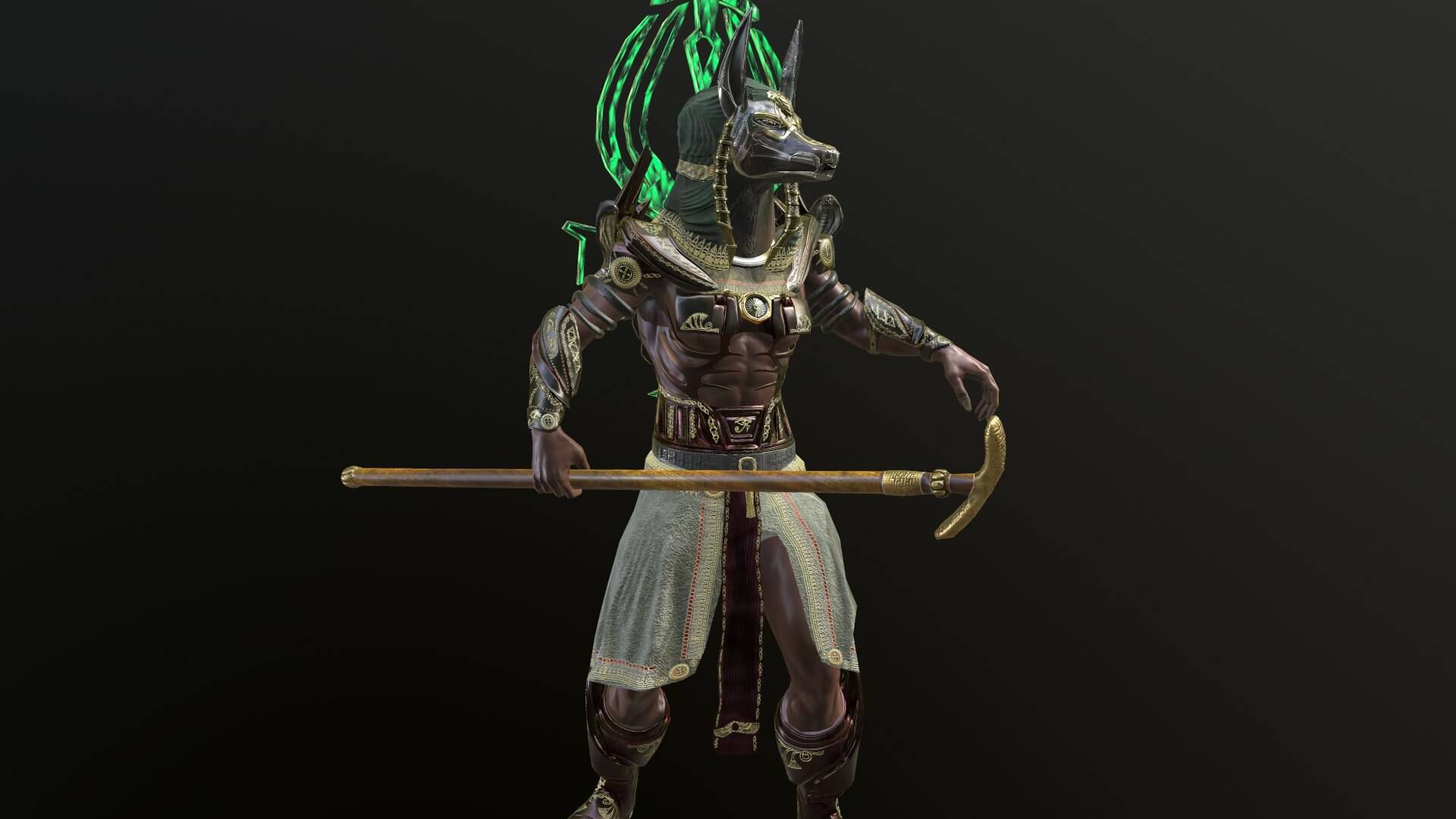 Anubis - 3D Model by Wofka