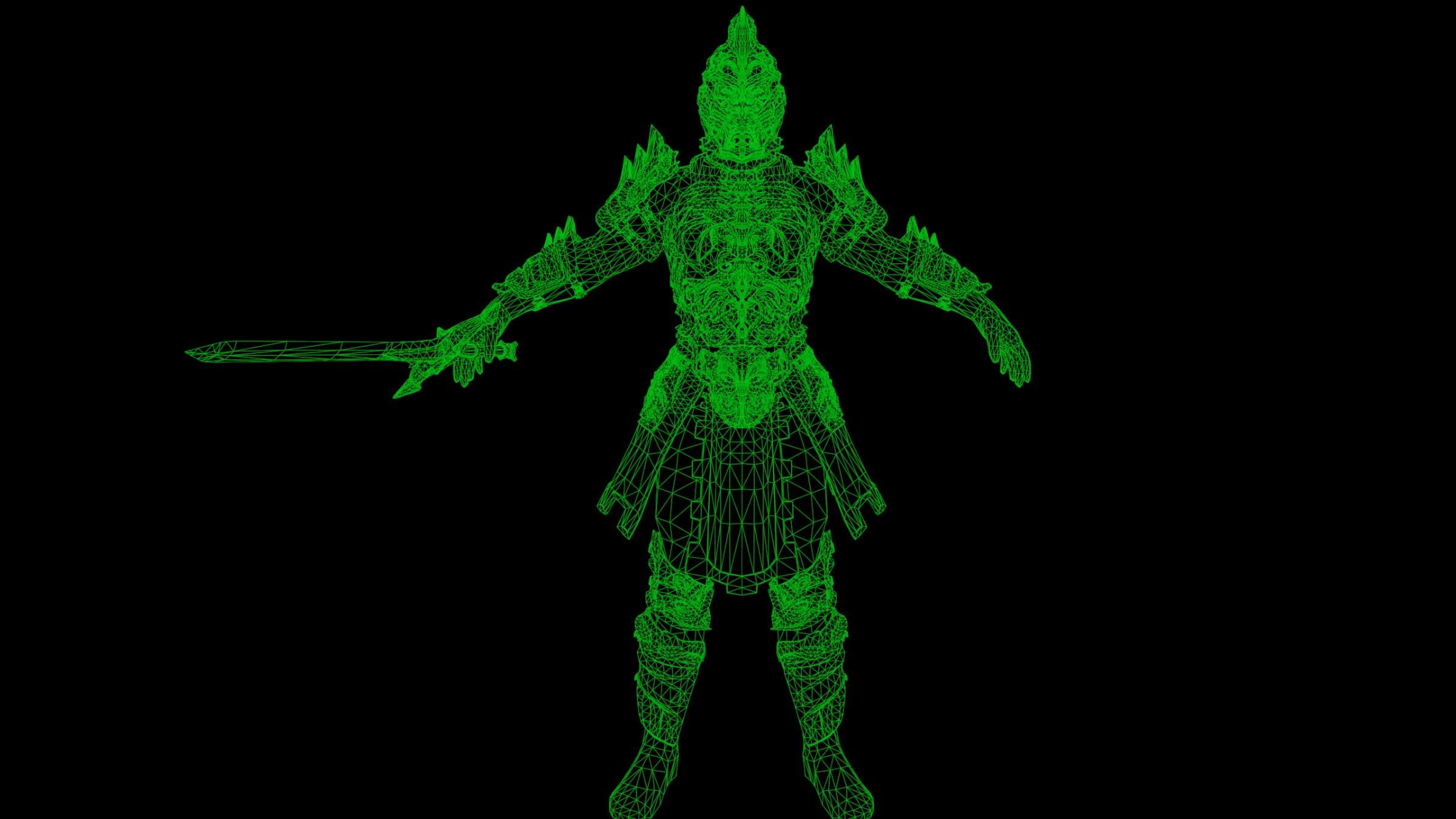 Dark Knight - Free 3D Model by Wofka