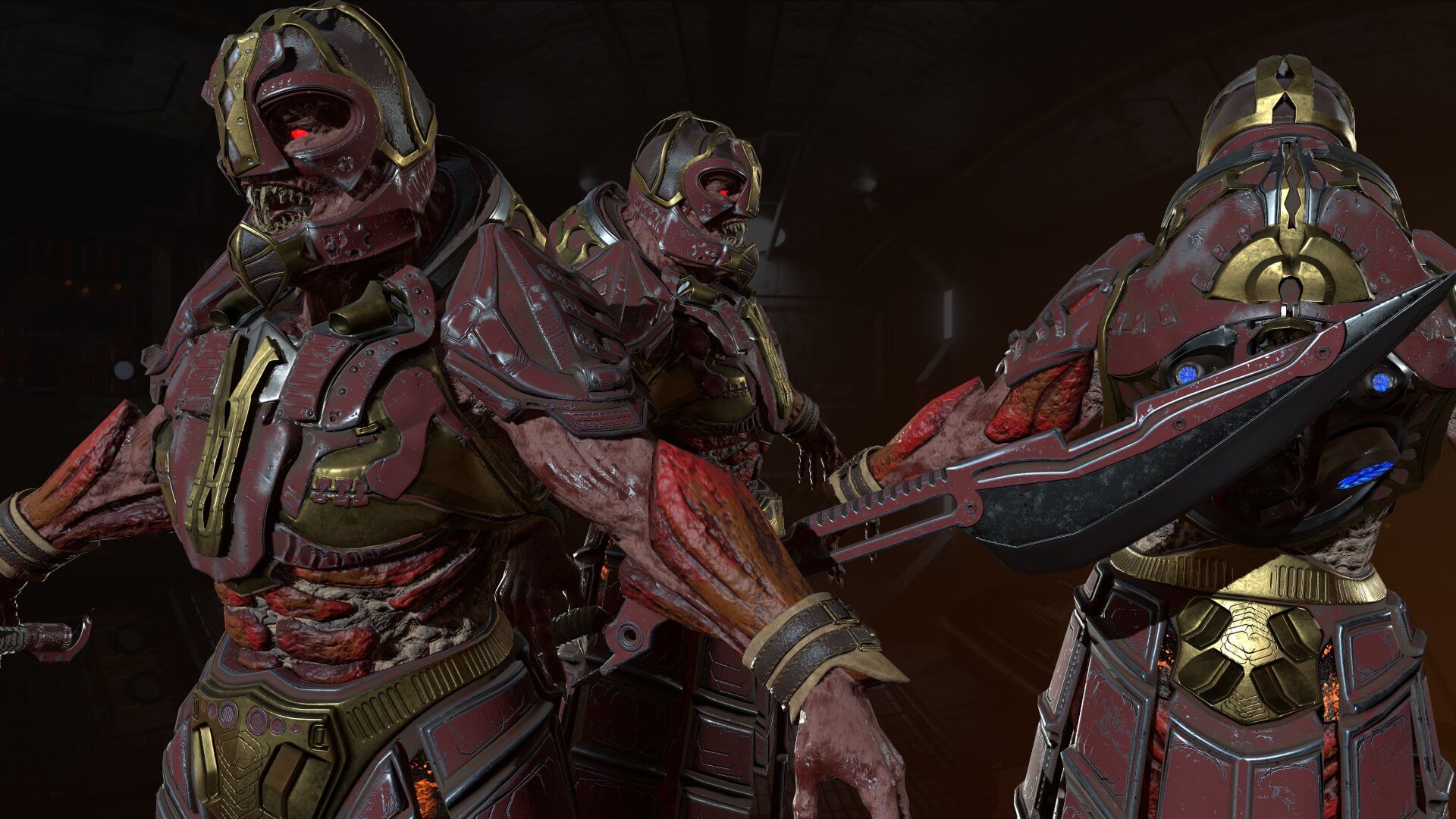 Hellish Warrior in Armor - 3D Model by Wofka