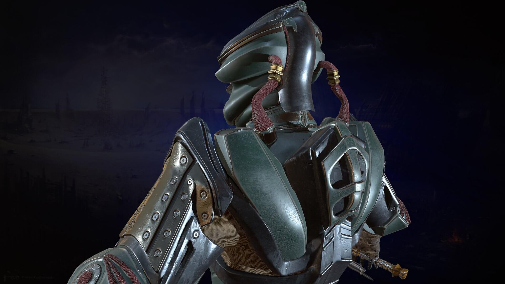 Modern Knight - 3D Model by Wofka