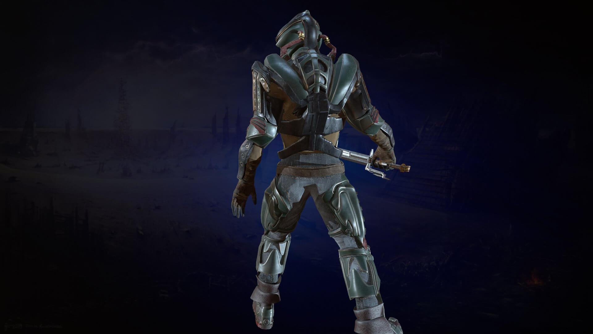 Modern Knight - 3D Model by Wofka