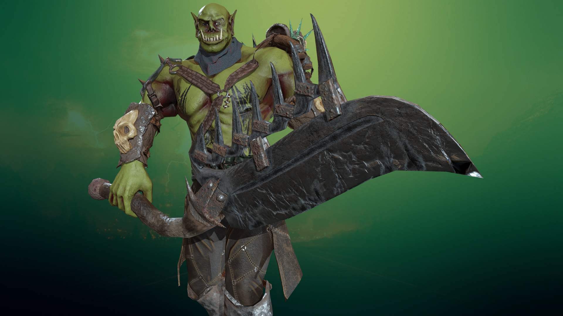 Orc Warrior - 3D Model by Wofka