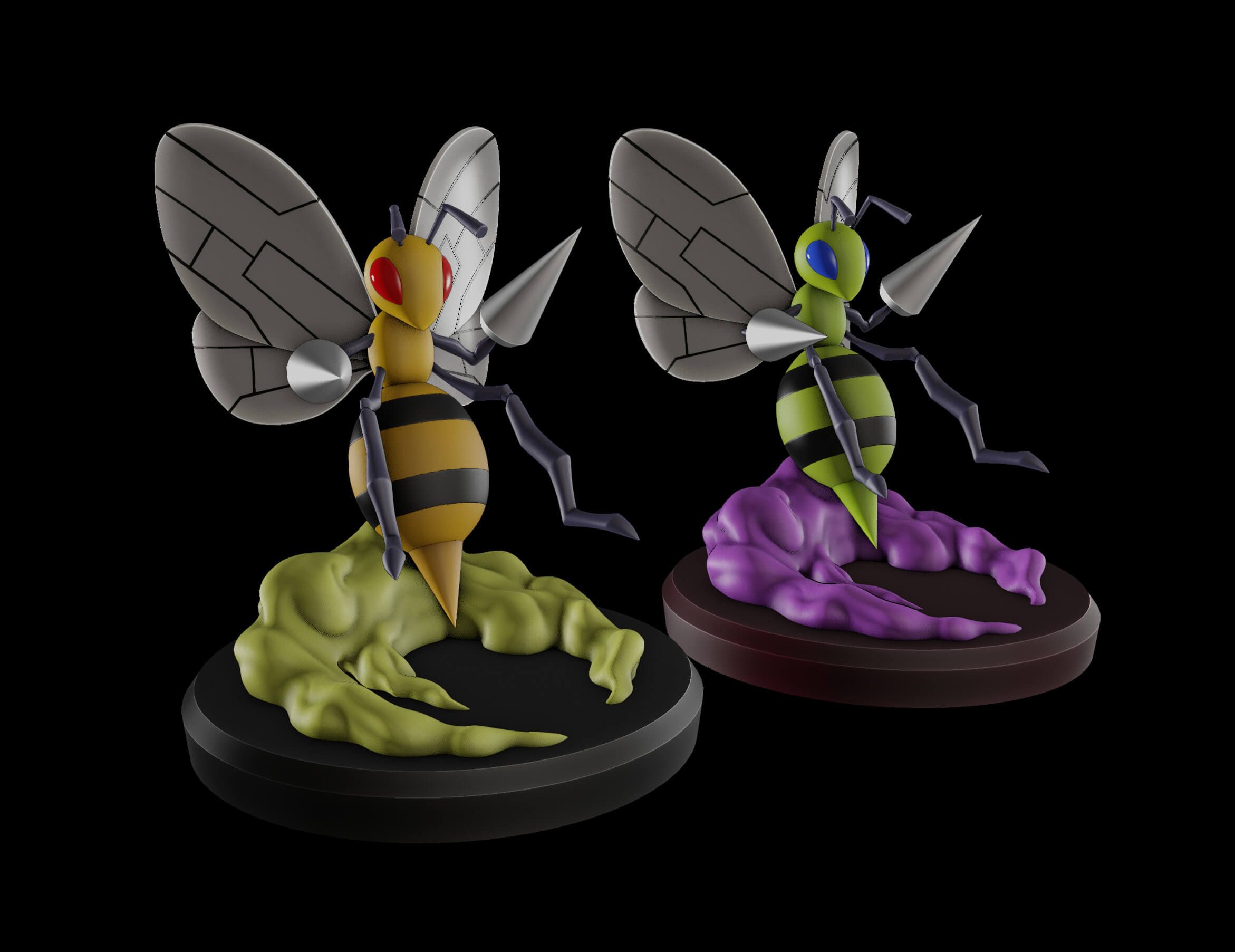 Beedrill - Pokemon 3D Model by Wsonuchiha3D