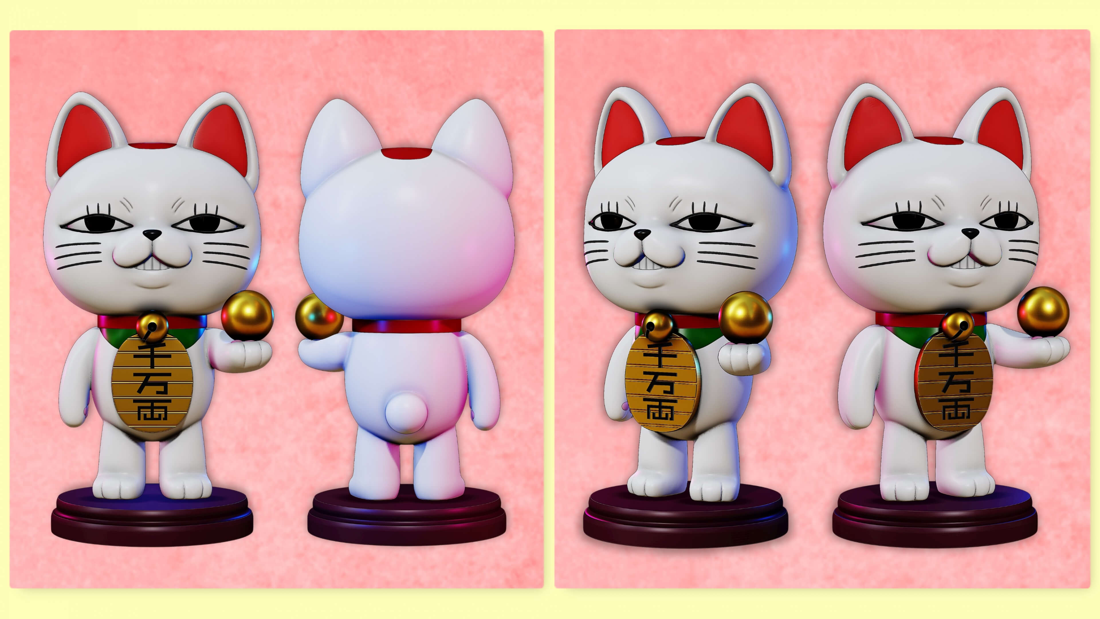 Dandadan - Turbo Granny Cat/Pack 3D Model by Wsonuchiha3D