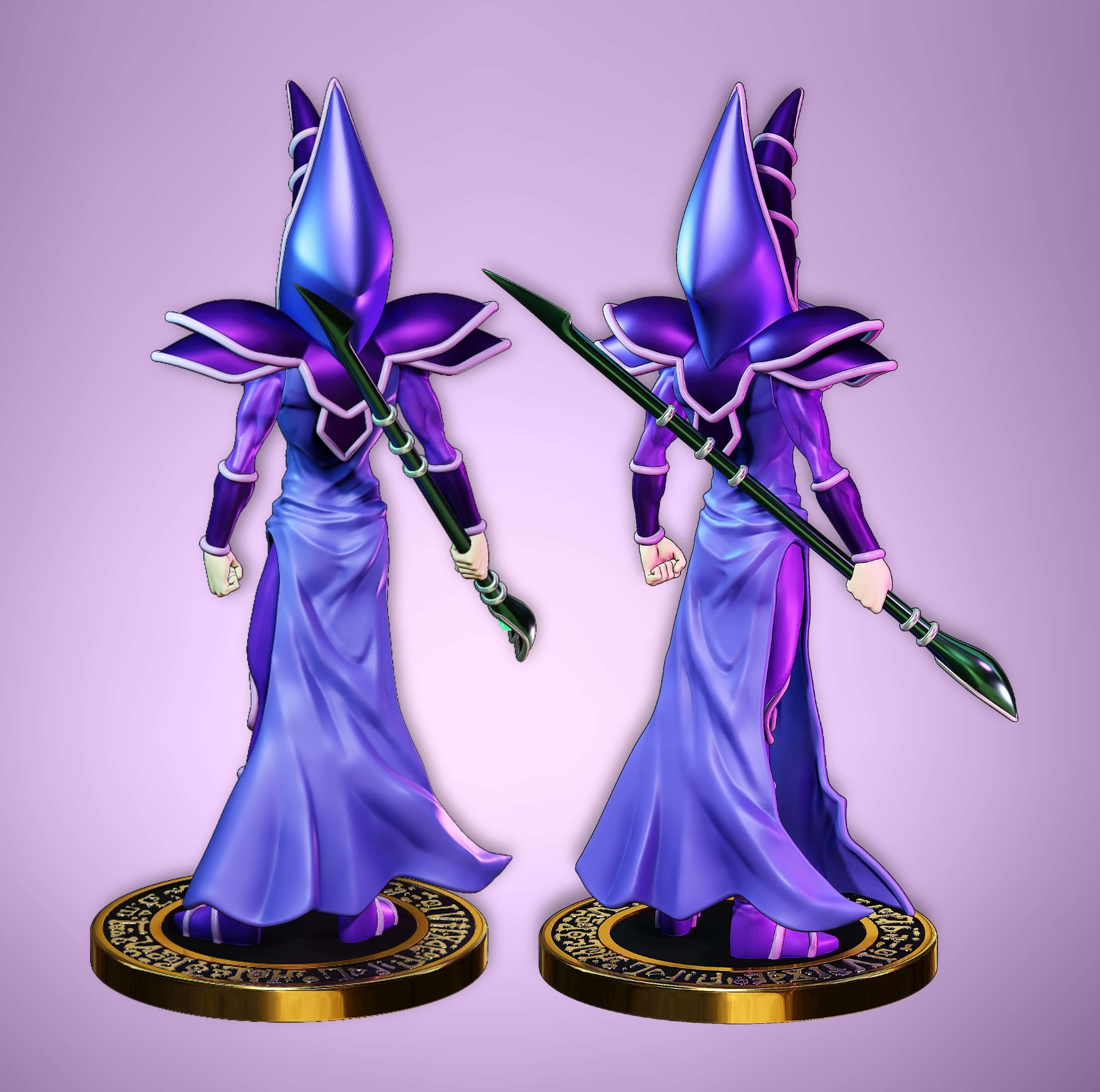 Dark Magician Figure - Yu-Gi-Oh 3D Model by Wsonuchiha3D