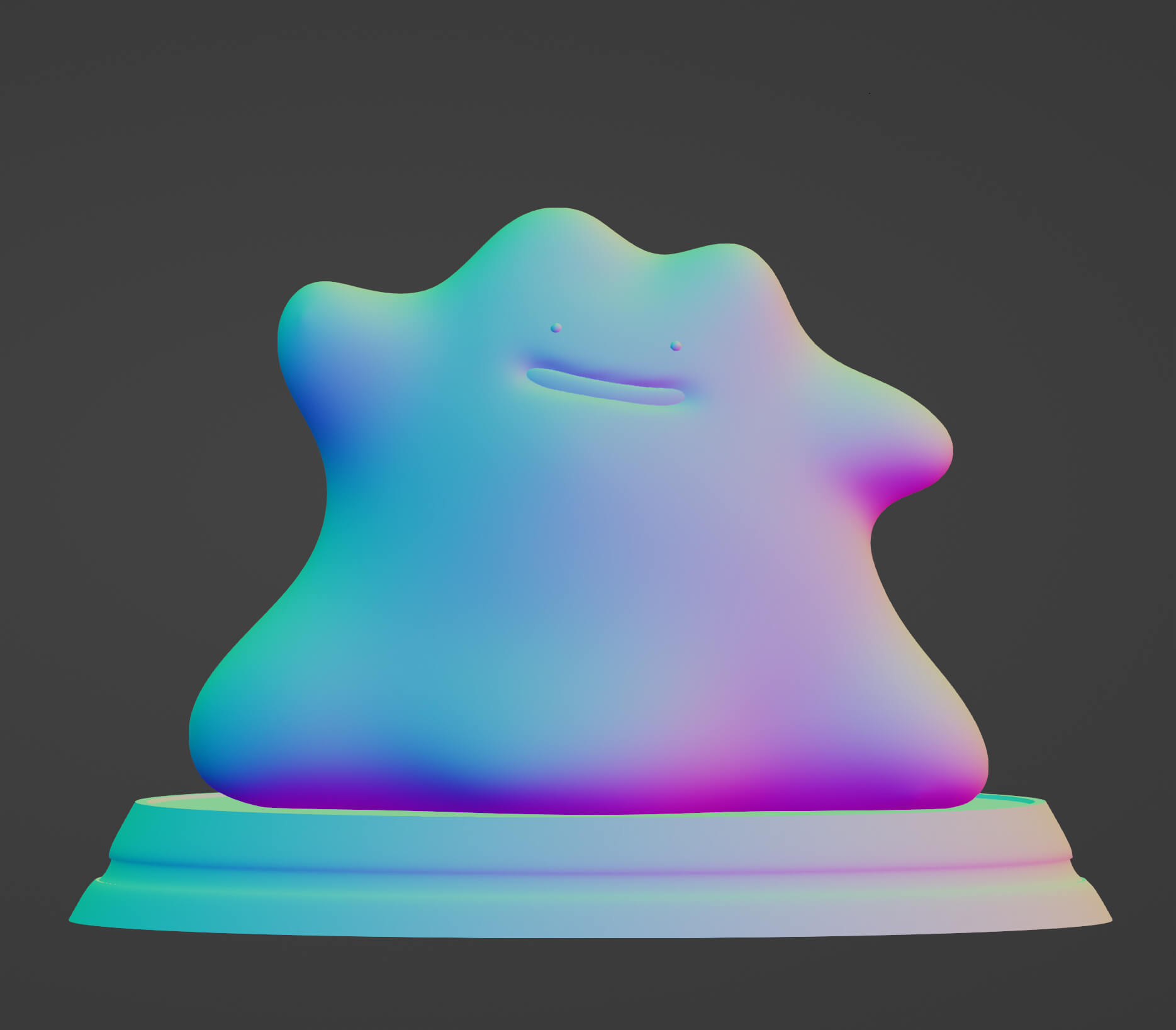 Ditto - Pokemon 3D Model by Wsonuchiha3D