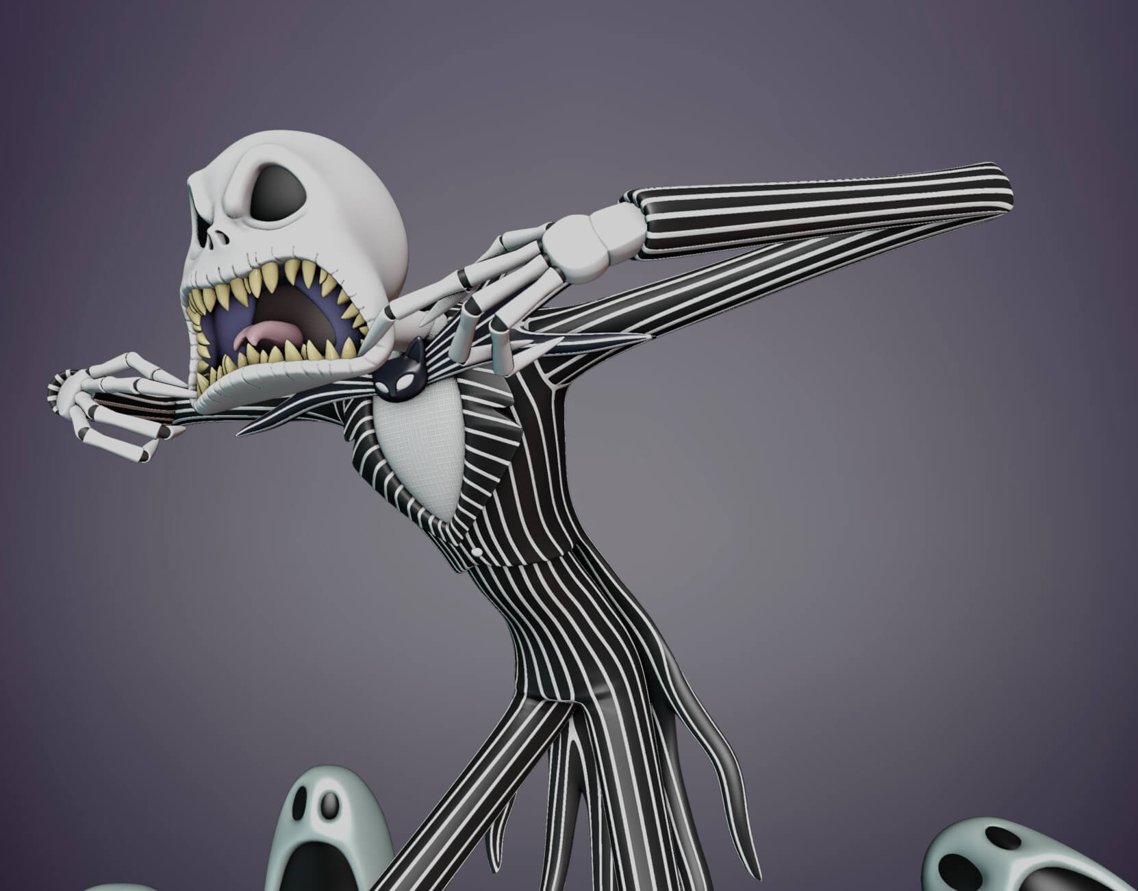 Jack Skellington - The Nightmare Before Christmas 3D Print Model by ...