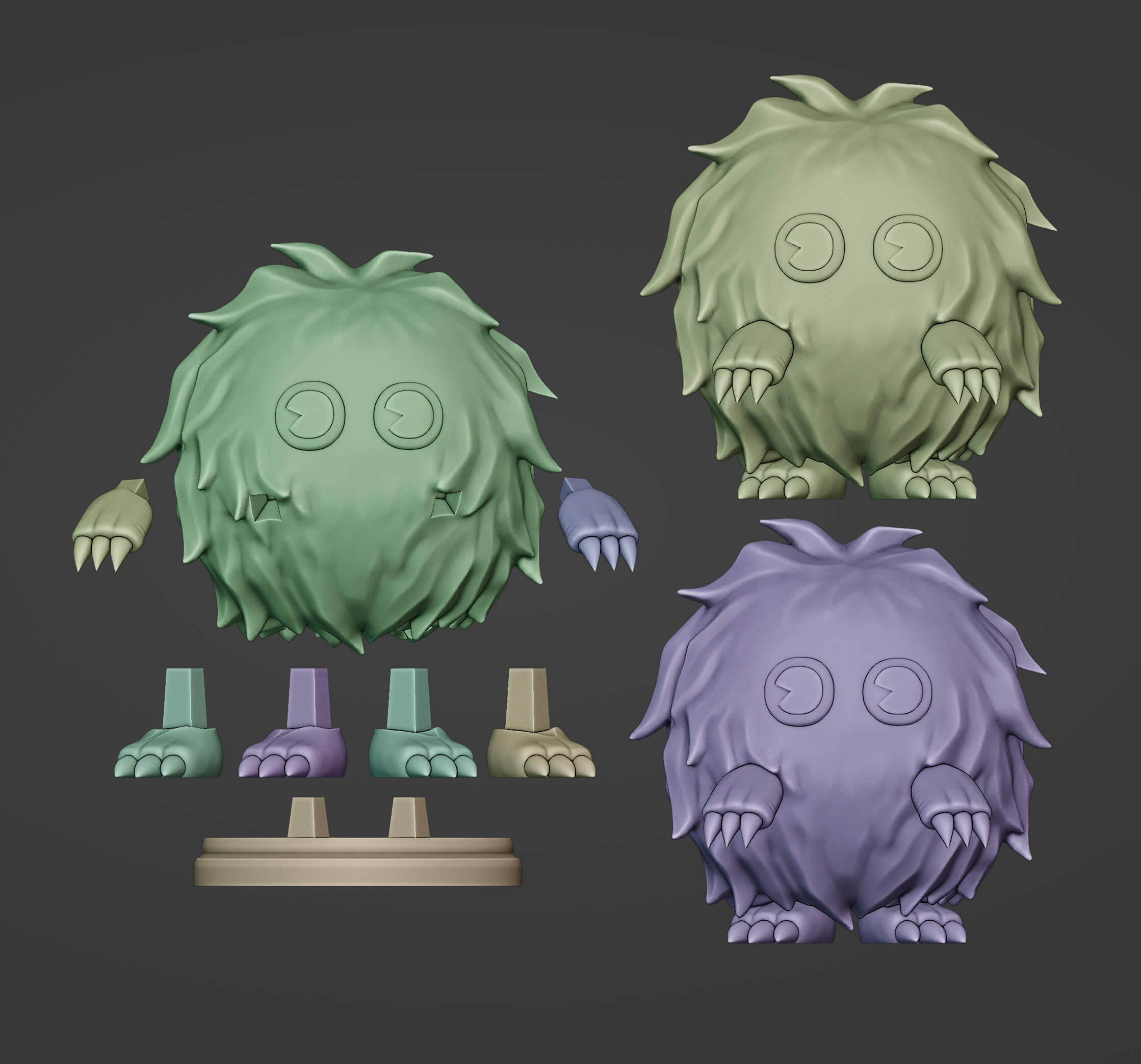 Kuriboh - Yugioh 3D Print Model by Wsonuchiha3D