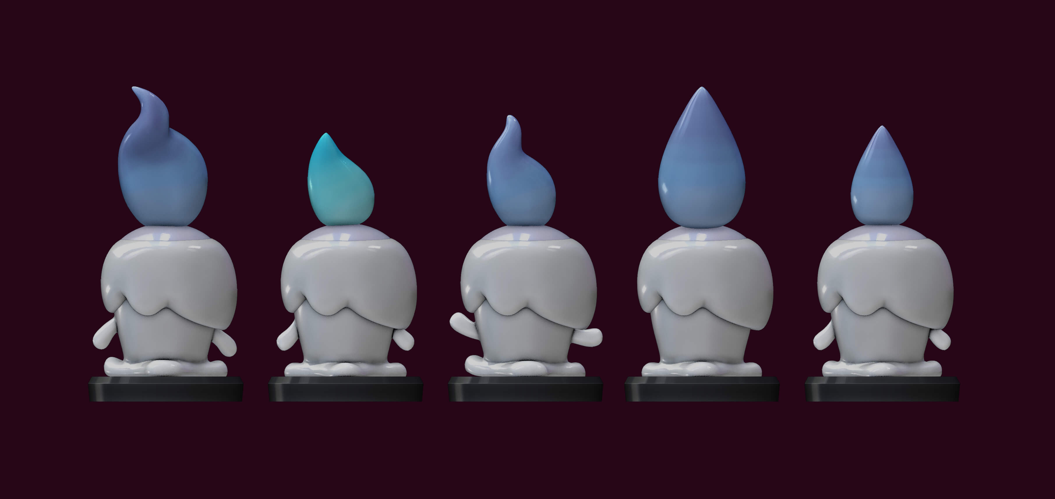 Litwick - Pokemon 3D Model by Wsonuchiha3D