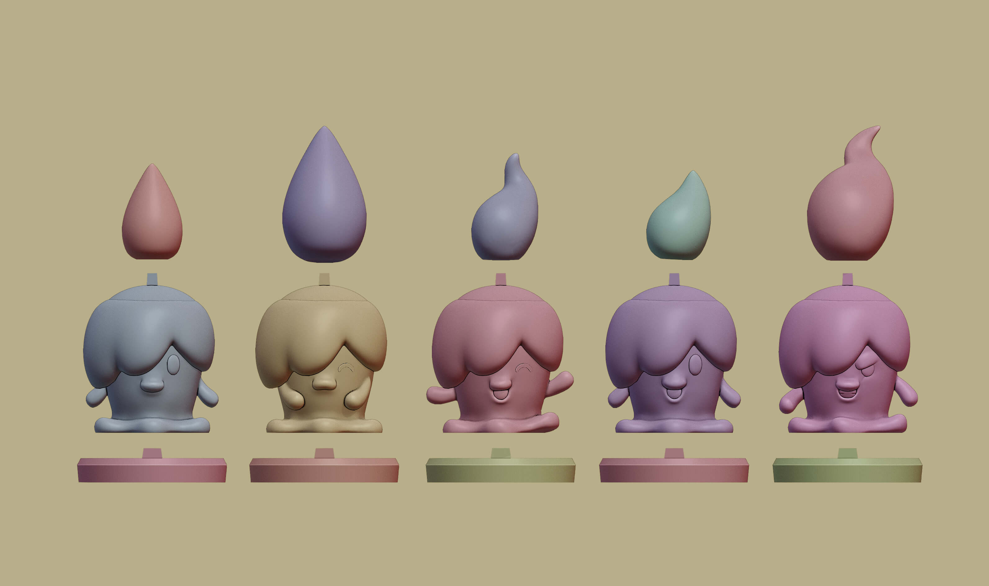 Litwick - Pokemon 3D Model by Wsonuchiha3D