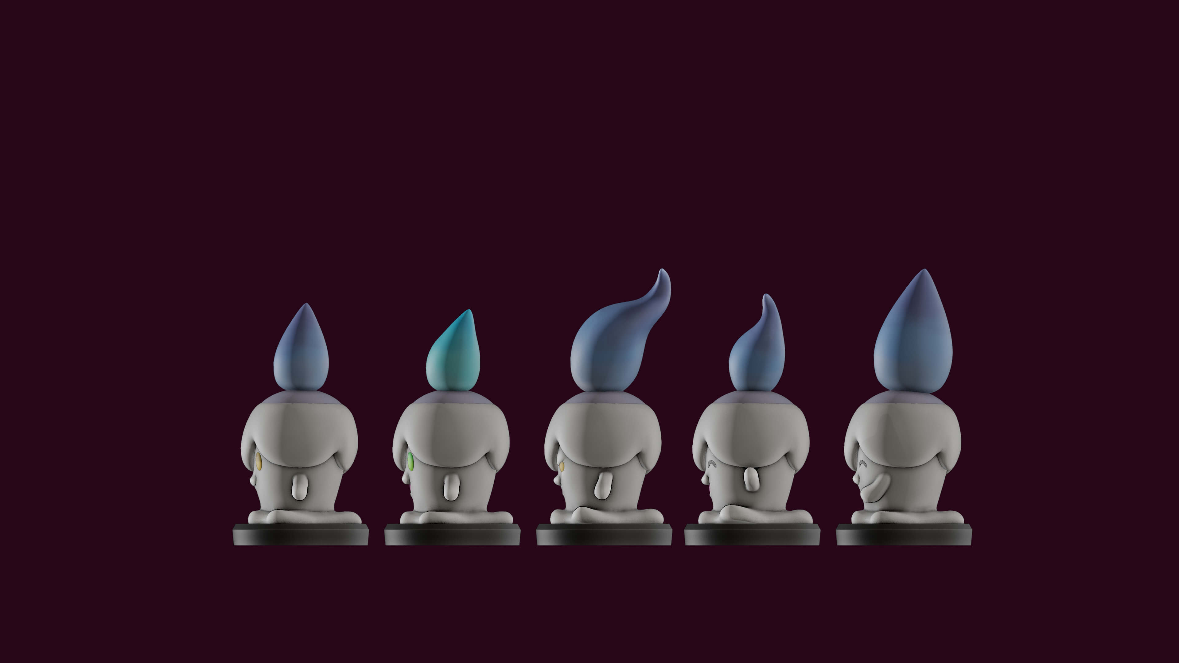 Litwick - Pokemon 3D Model by Wsonuchiha3D