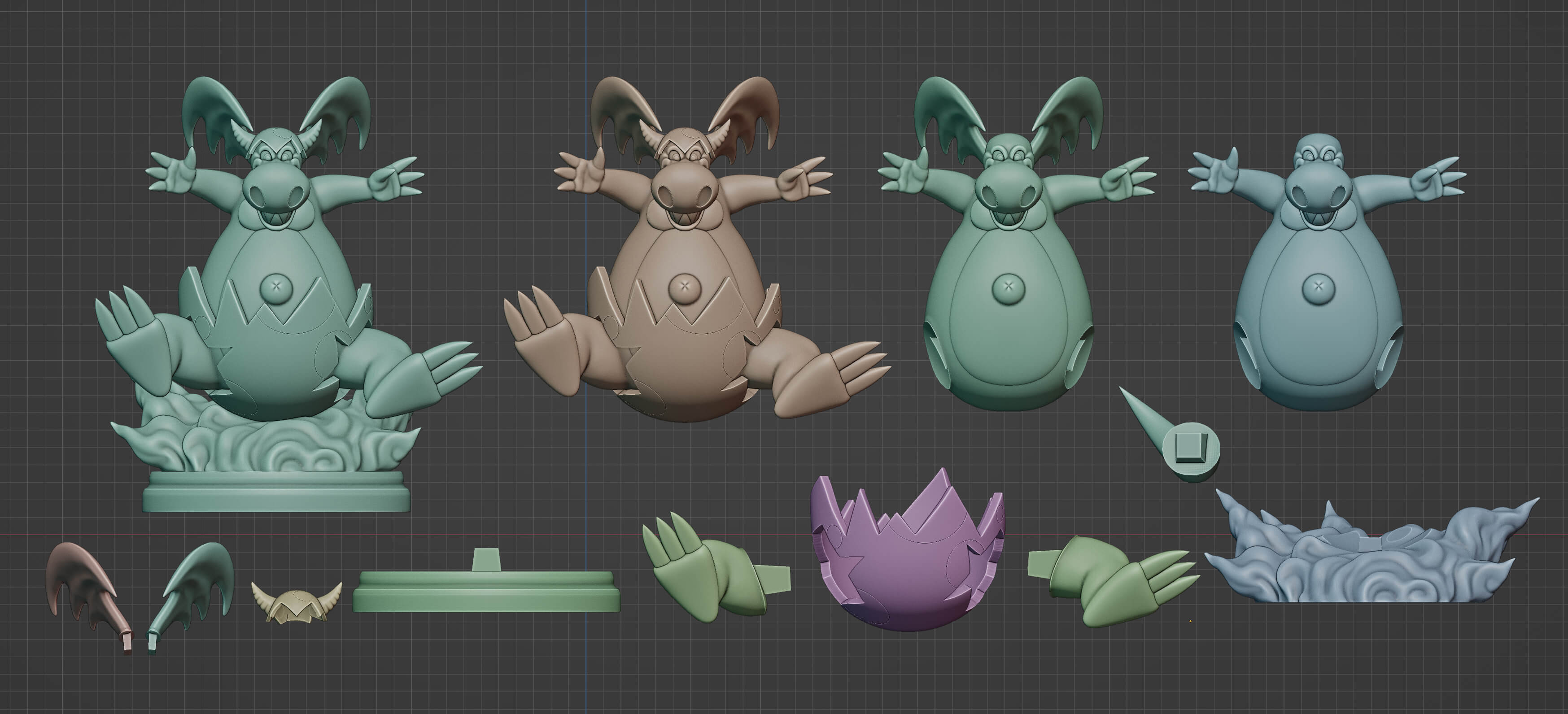 Manga Ru-Ran Figure / Yu-Gi-Oh! 3D Model by Wsonuchiha3D