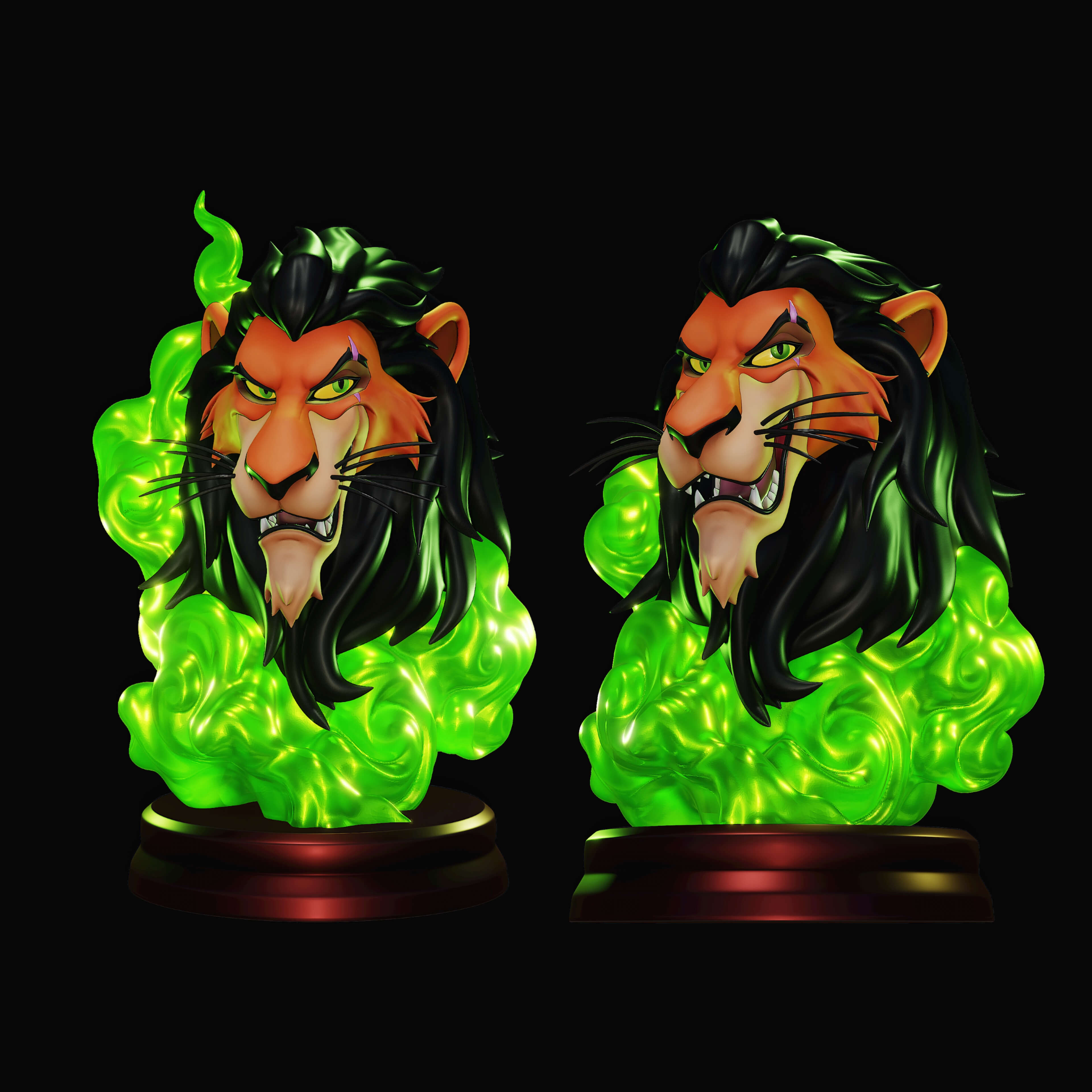 SCAR Bust - Lion King / Disney 3D Model by Wsonuchiha3D