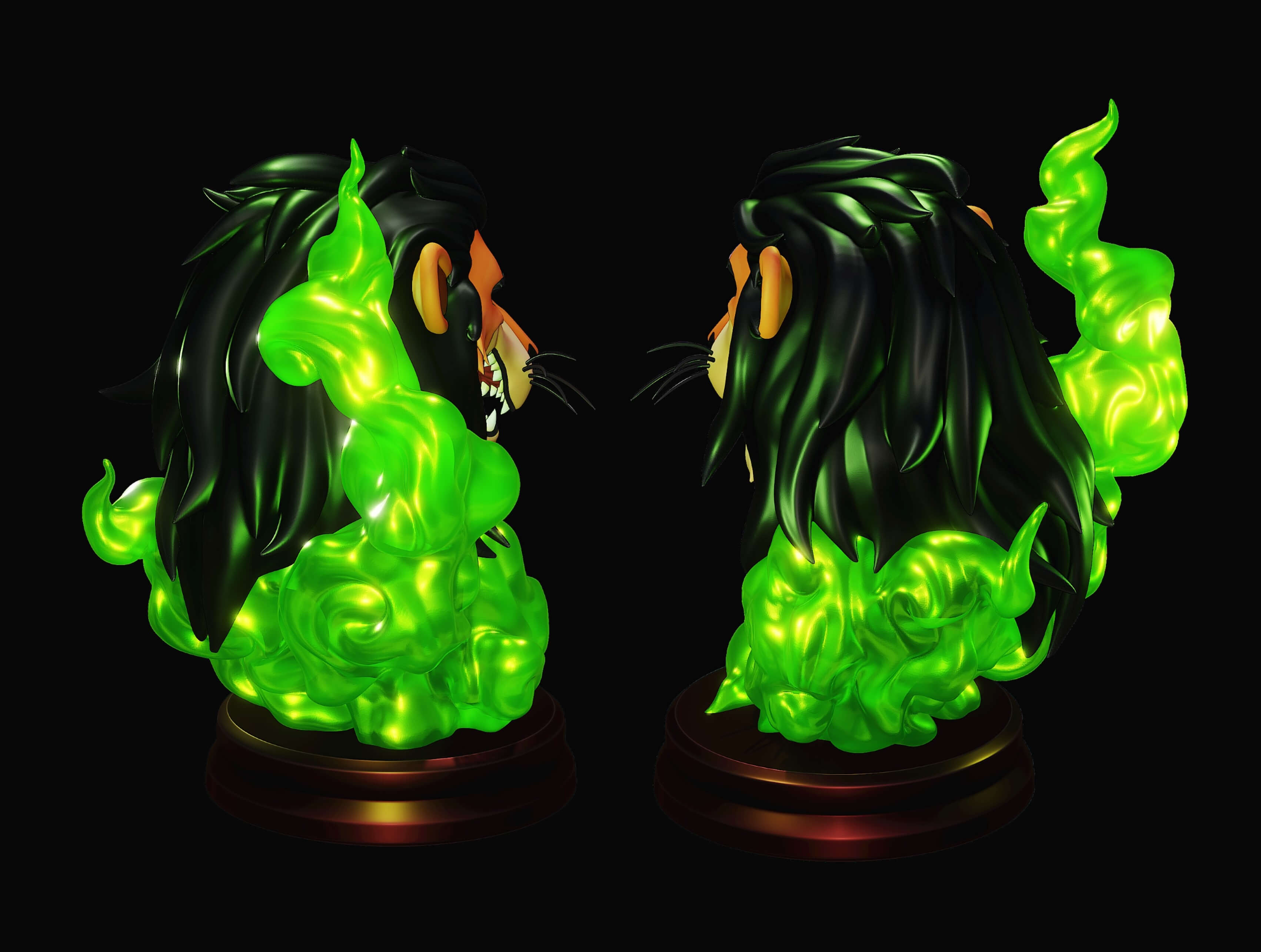 SCAR Bust - Lion King / Disney 3D Model by Wsonuchiha3D