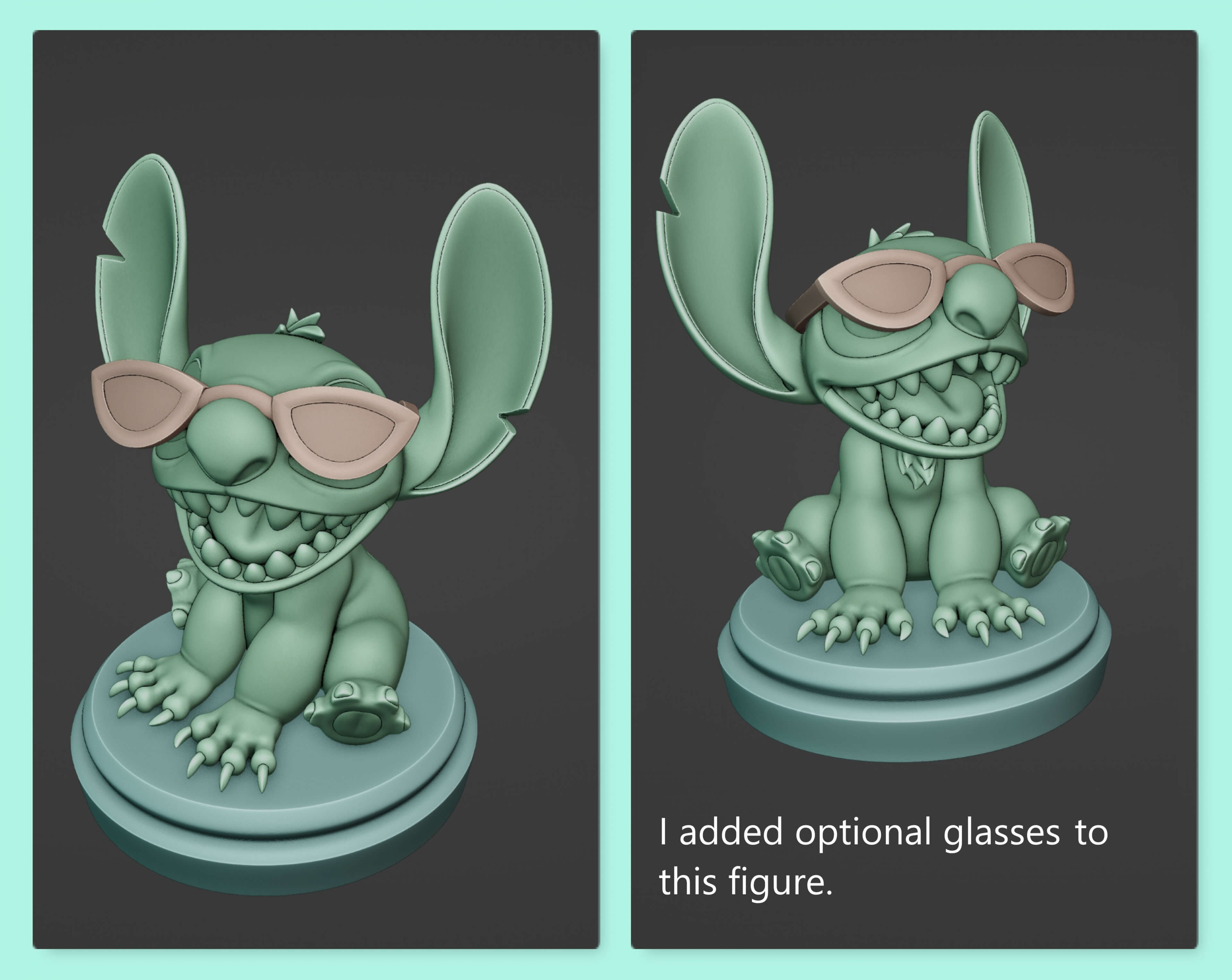 Stitch Figure 1 / Disney - Free 3D Model by Wsonuchiha3D