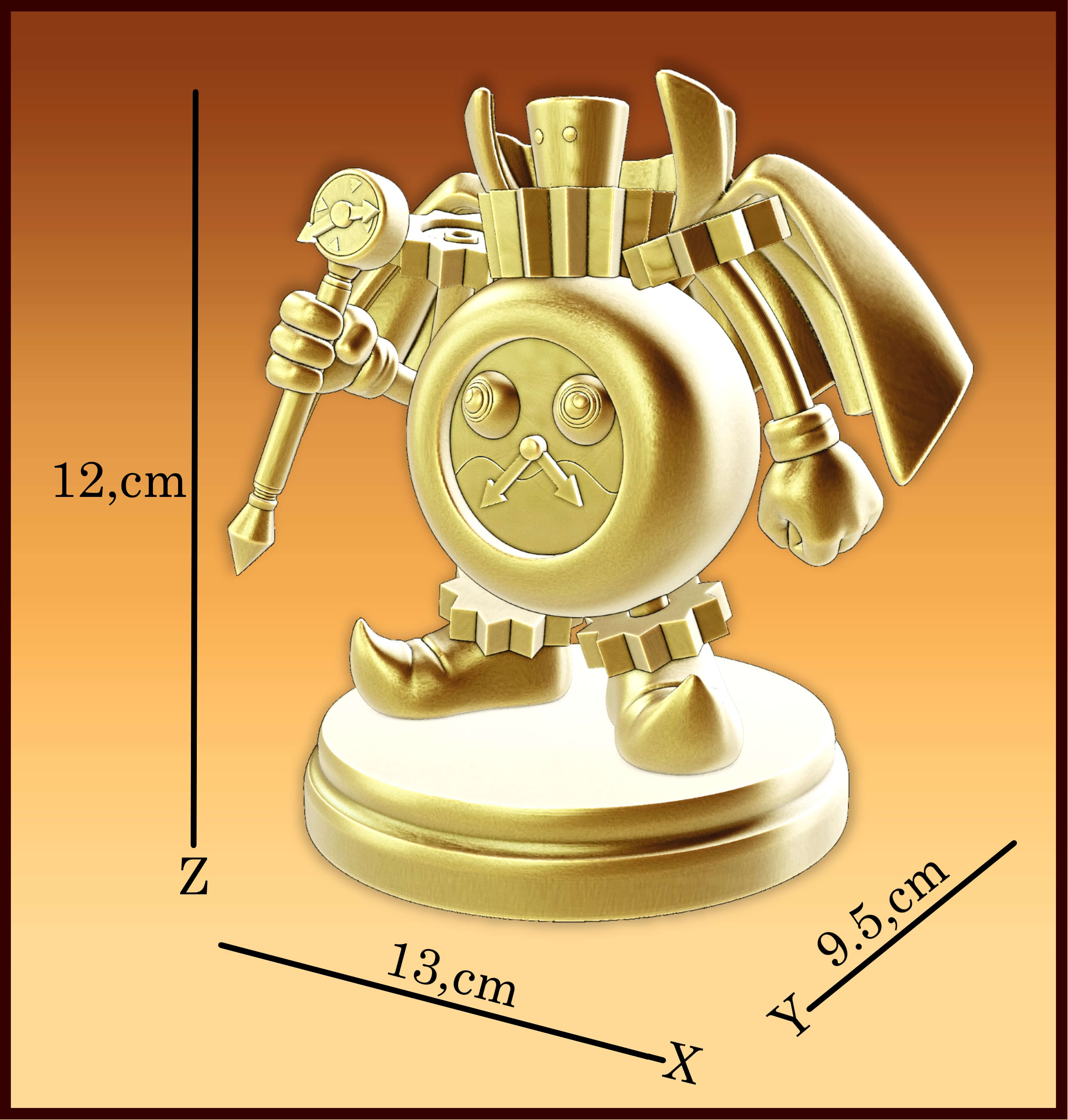 Time Wizard Figure/Yu-Gi-Oh 3D Model by Wsonuchiha3D