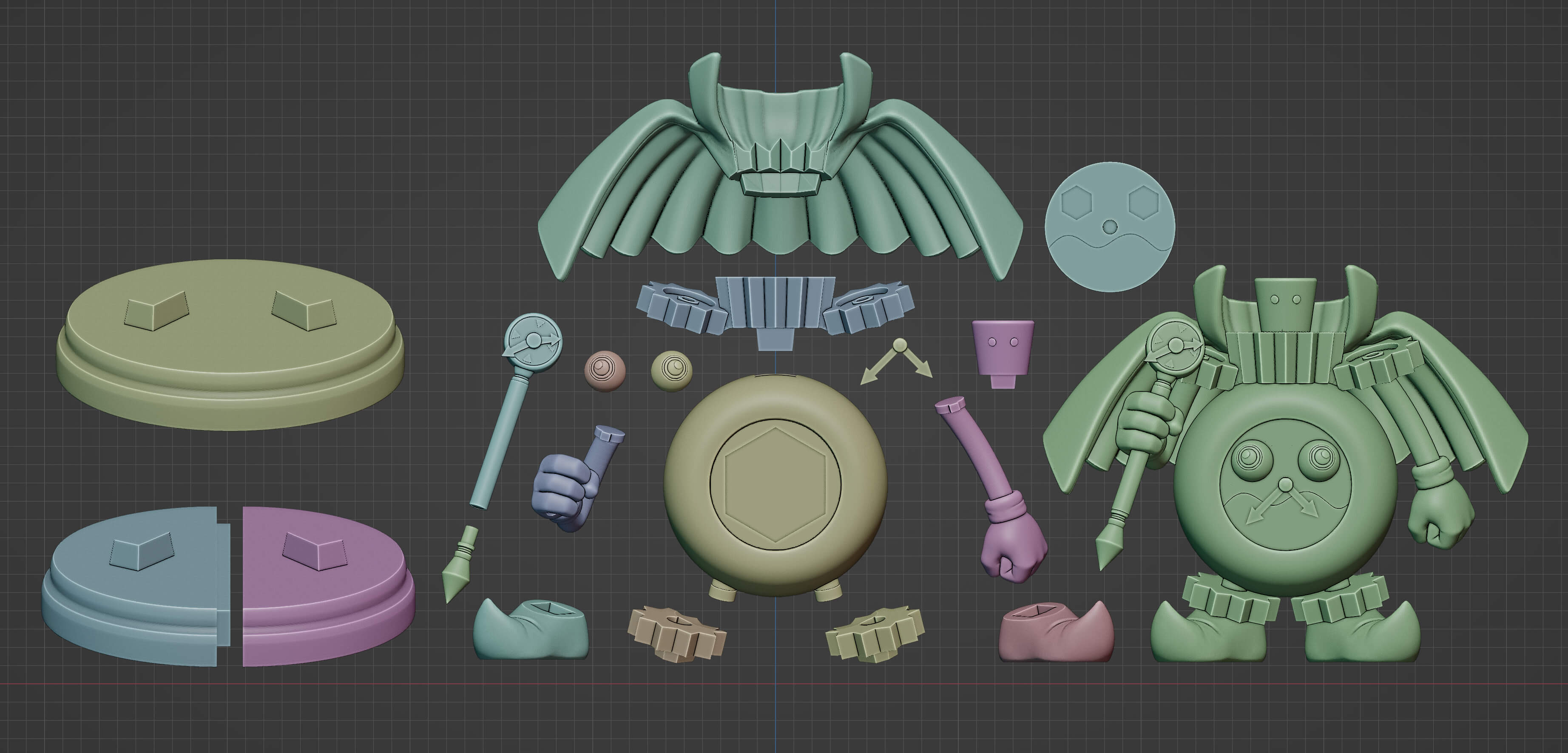 Time Wizard Figure/Yu-Gi-Oh 3D Model by Wsonuchiha3D