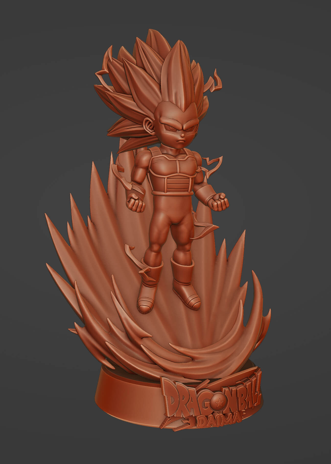 Vegeta Super Saiyan 3 / Dragon Ball Daima - 3D Model by Wsonuchiha3D