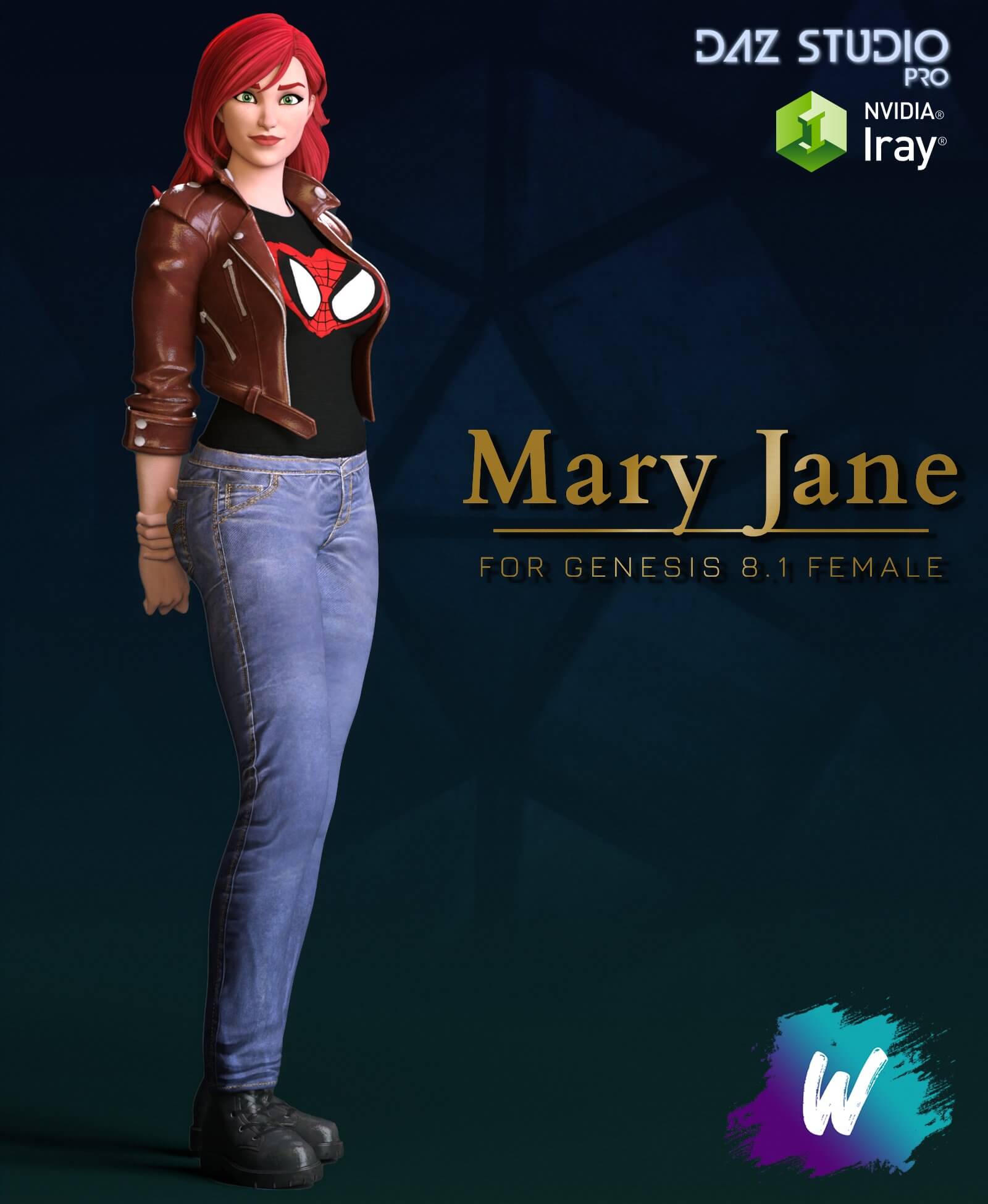 Mary Jane For Genesis 8.1 Female - Daz Content by Wstd