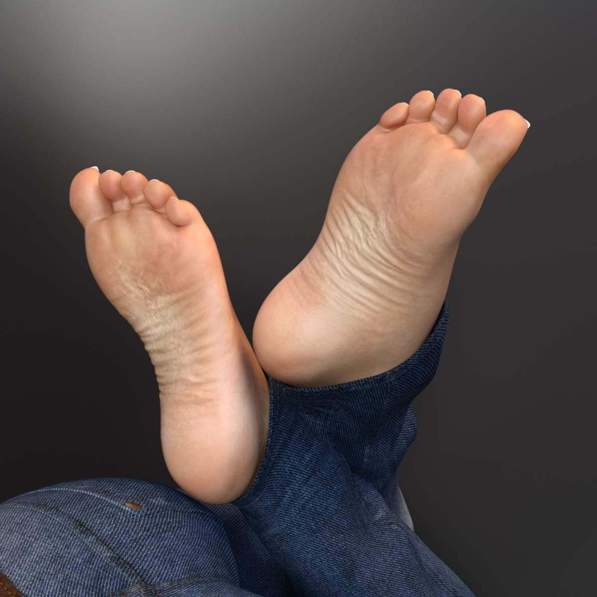 Wrinkled Soles For Genesis 3 and 8 - Daz Content by x3d
