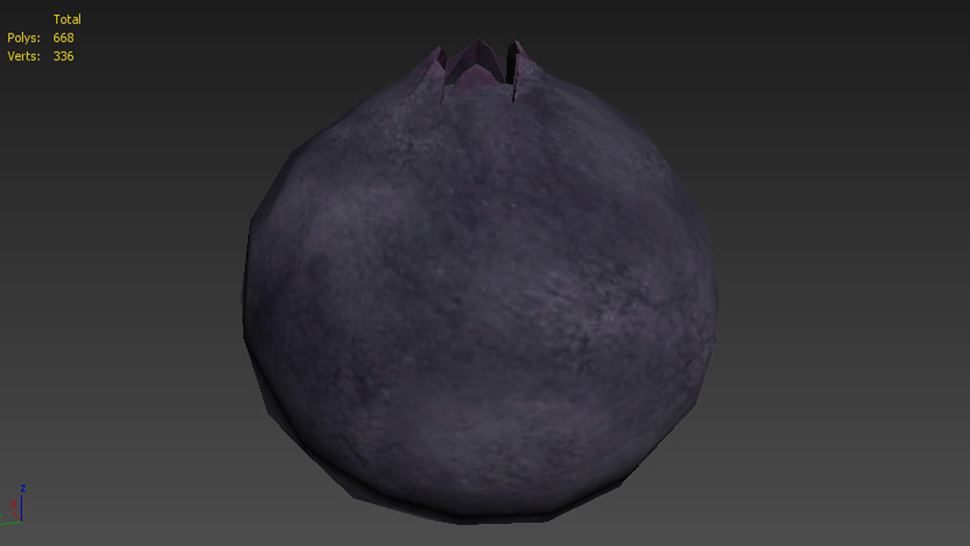 Blueberry 3D Model by Xandra Fox